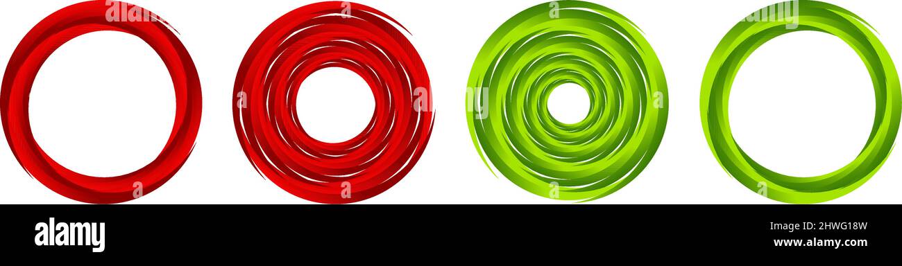 Spiral, swirl and twirl, whirl design element. Whirlpool, whirlwind ...