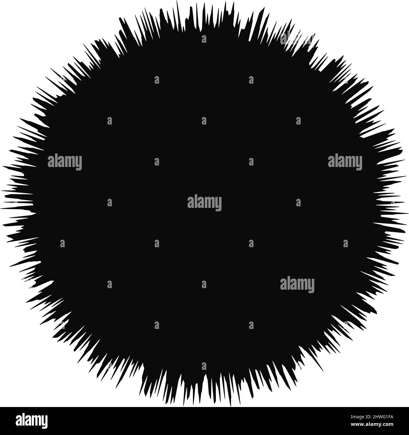 Radial, radiating, burst vector shape - stock vector illustration, clip ...