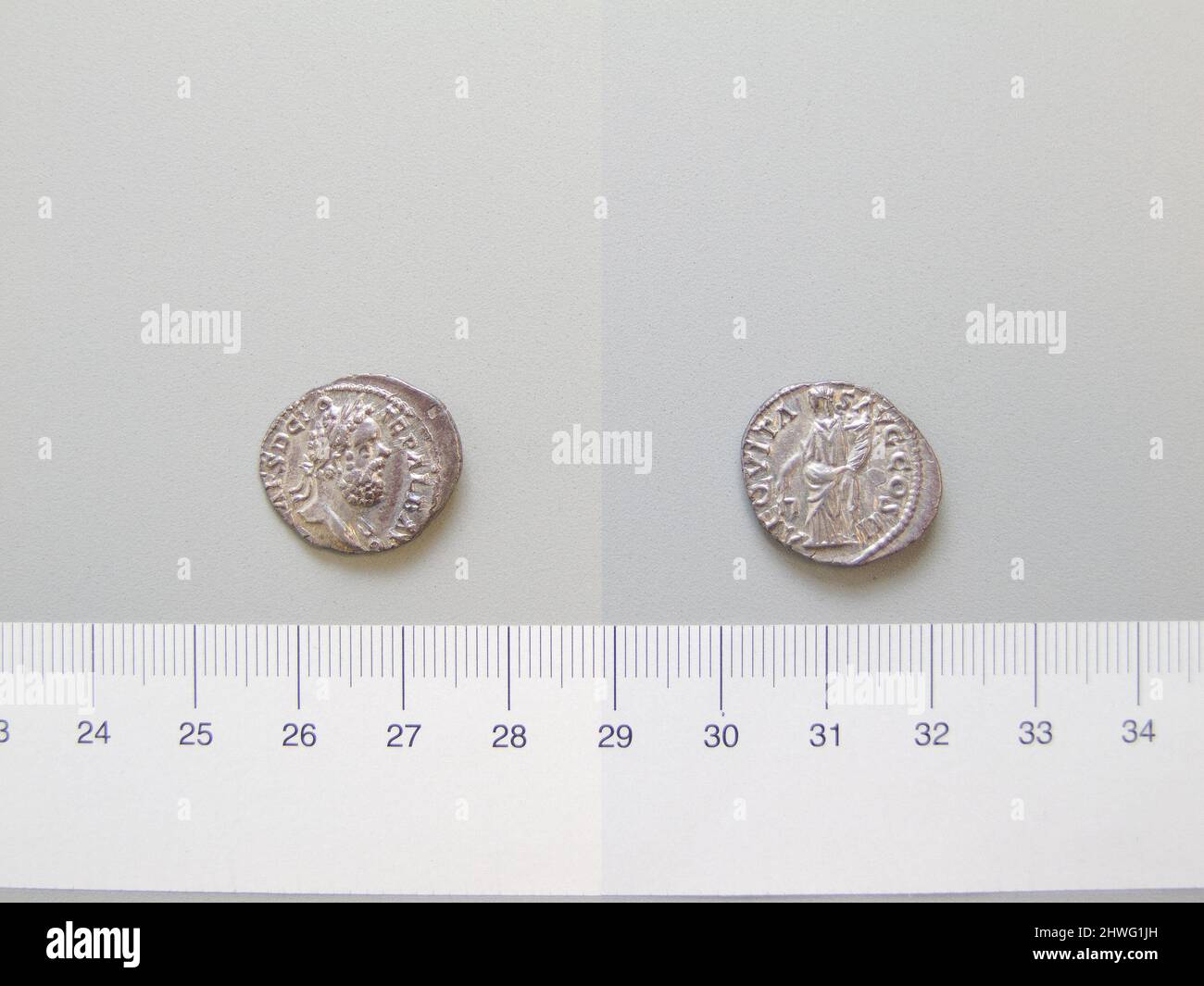 Denarius of D. Clodius Albinus, Caesar from Lugdunum. Ruler: Clodius ...