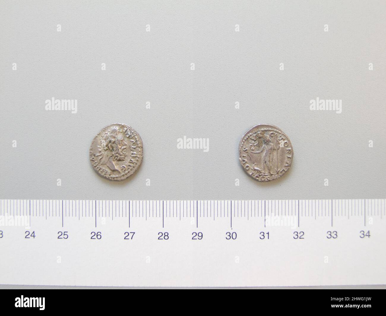 Denarius of D. Clodius Albinus, Caesar from Lugdunum. Ruler: Clodius ...