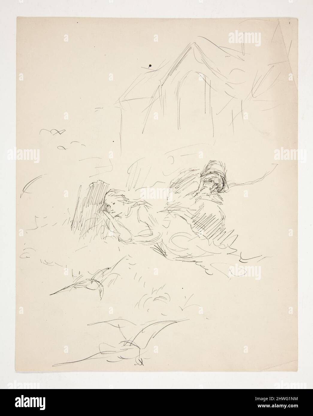 Unidentified illustration. Artist: Edwin Austin Abbey, American, 1852 ...