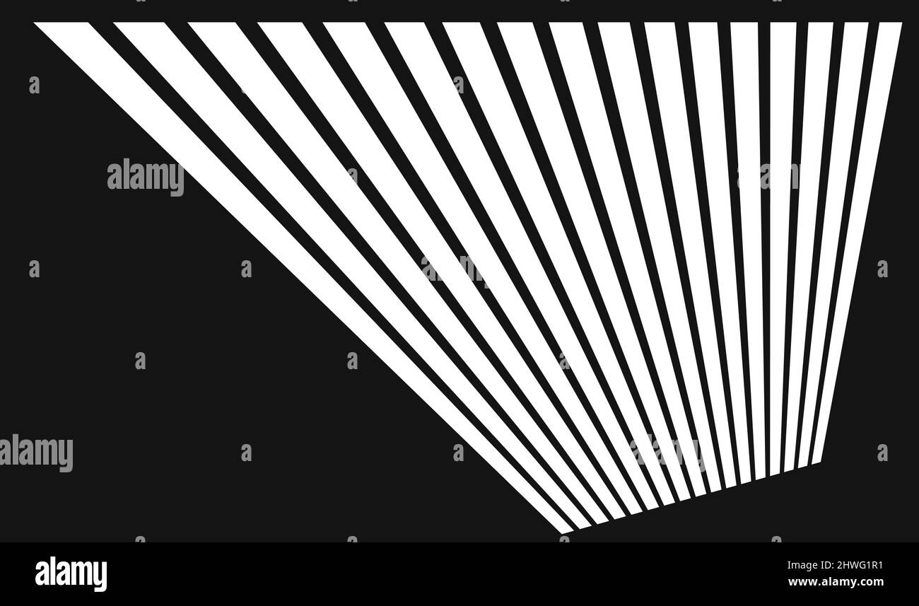 3D lines, stripes. Perspective, vanishing, converging lines - stock ...