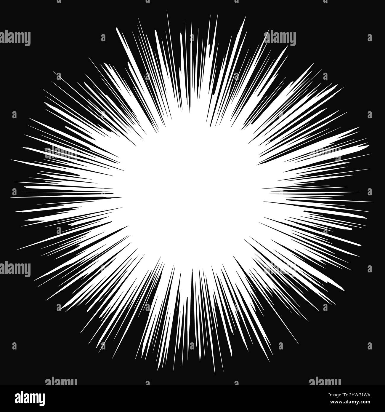 Radial, radiating, burst vector shape - stock vector illustration, clip ...