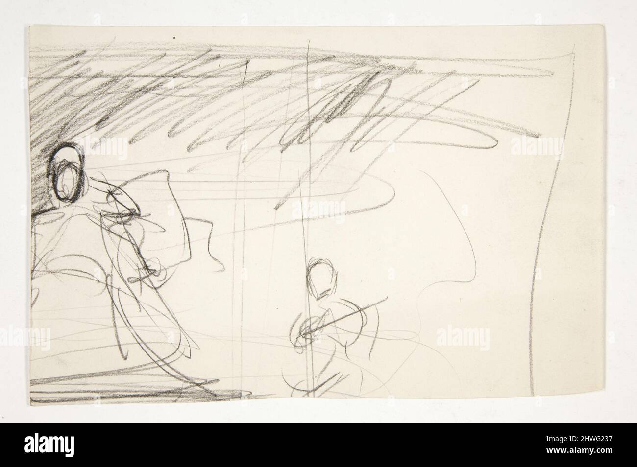 Unidentified illustration- Study for Shakespearean scene, possibly ...