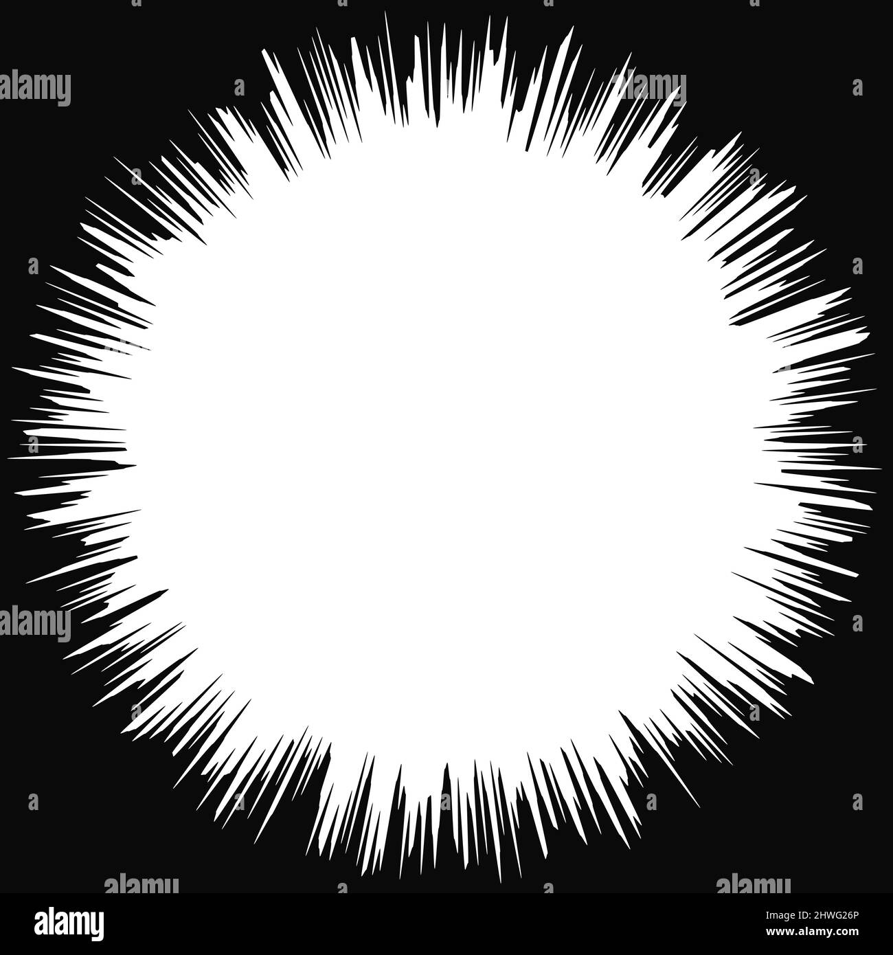 Radial, radiating, burst vector shape - stock vector illustration, clip ...