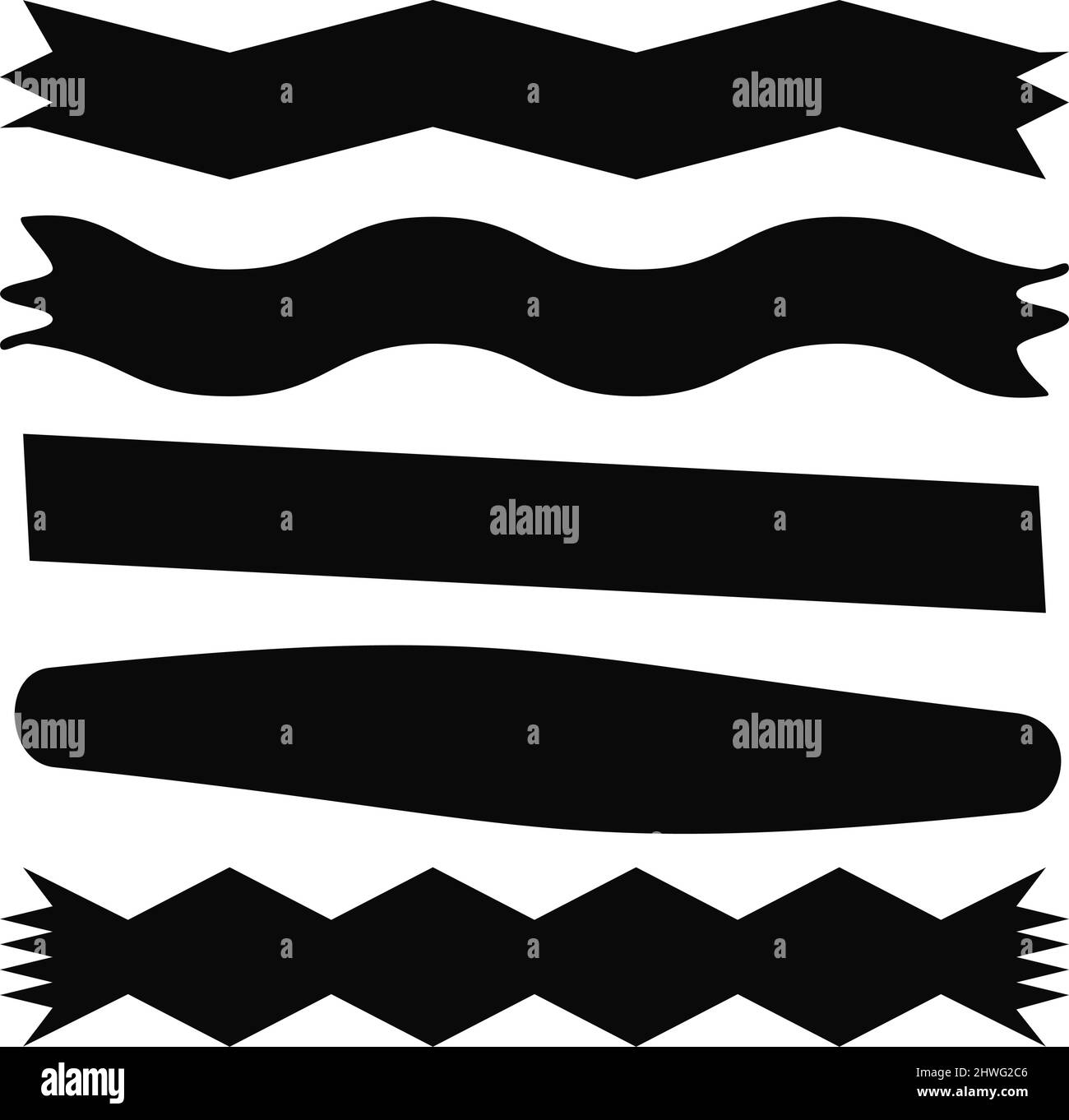 Simple geometric banner, ribbon vector clip-art - stock vector ...