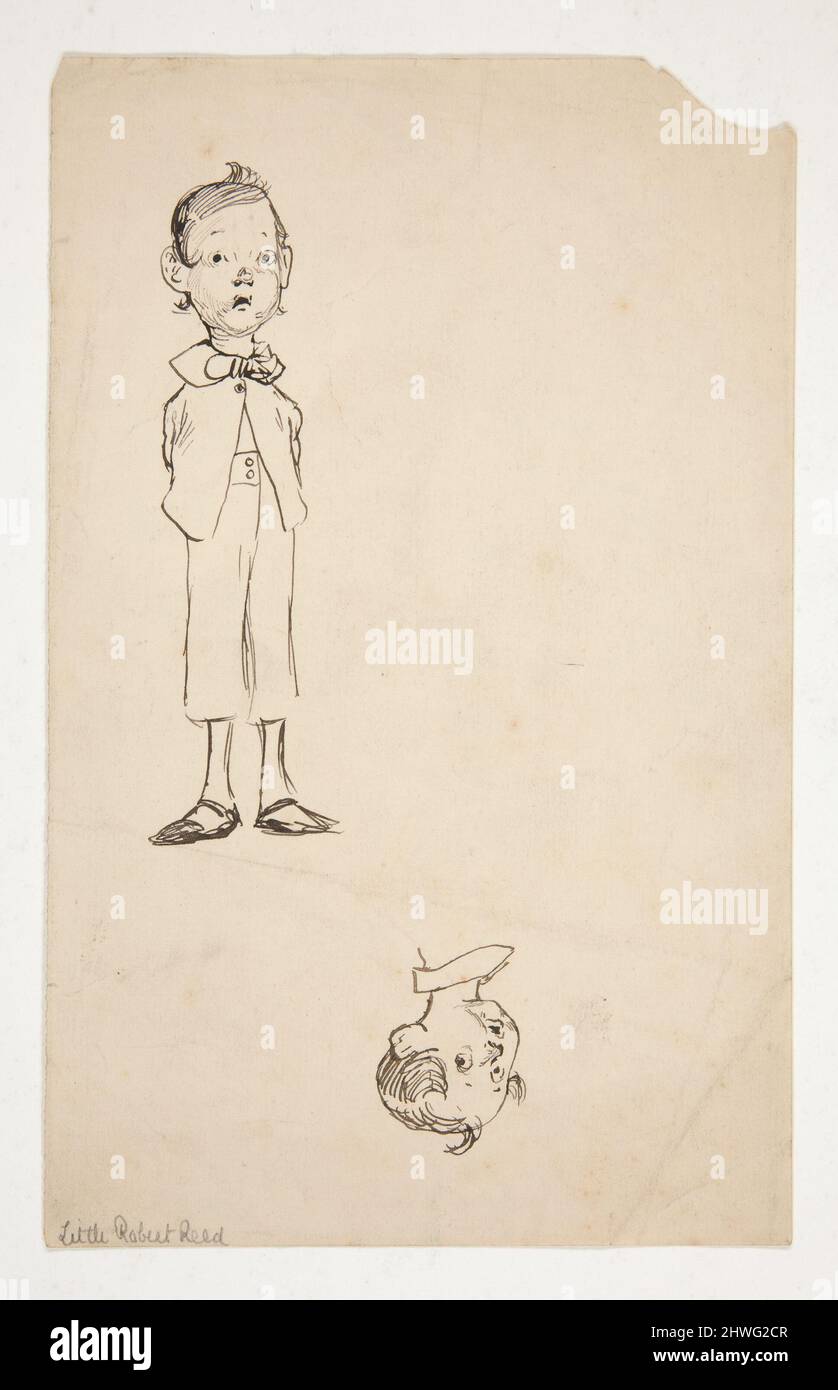 Study for “Little Robert Reed”. Artist: Edwin Austin Abbey, American ...
