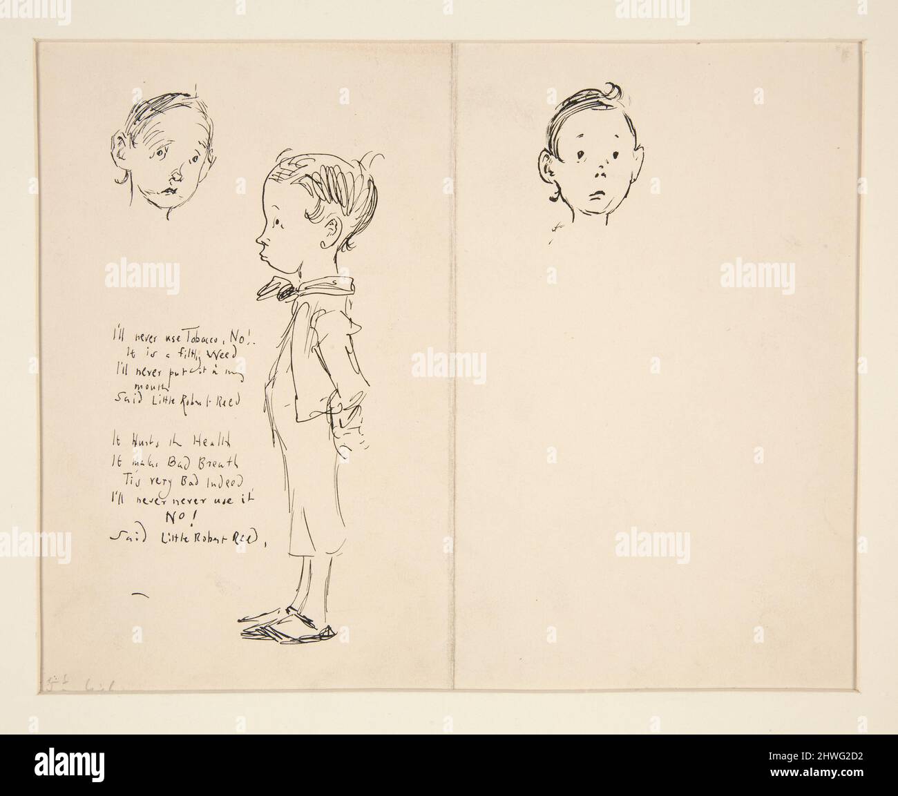 Illustration for “Little Robert Reed”. Artist: Edwin Austin Abbey ...