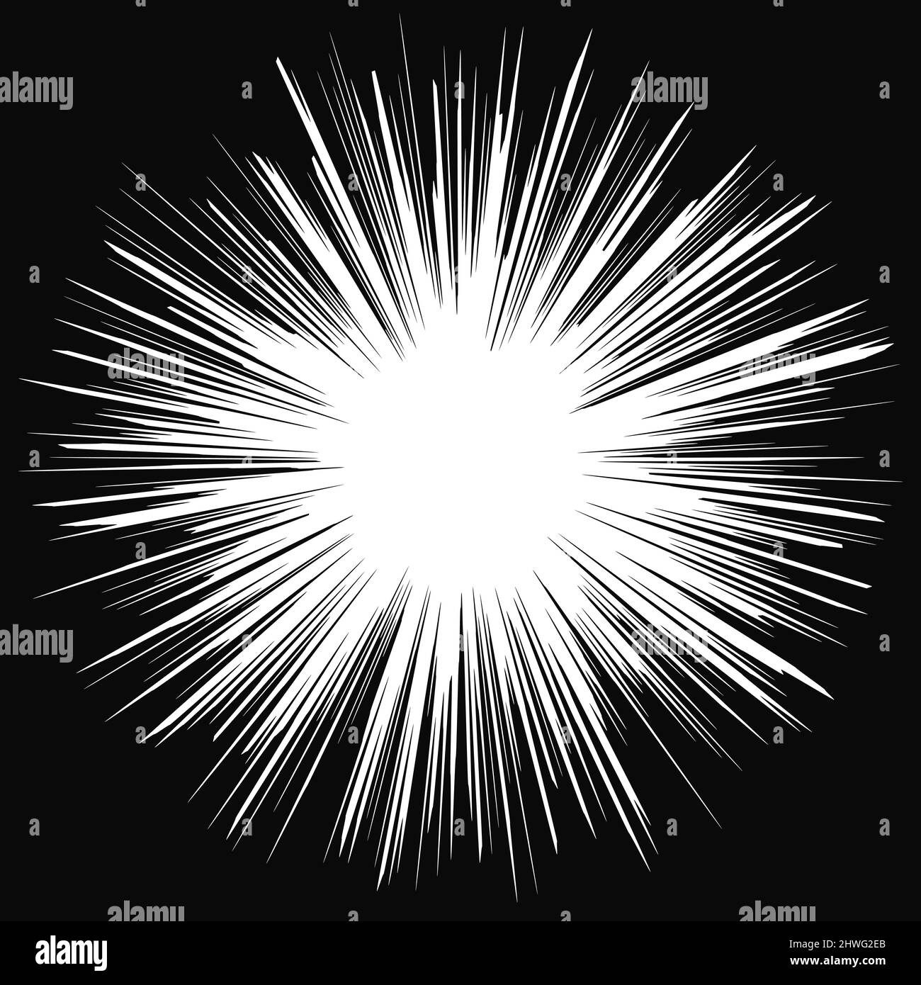 Radial, radiating, burst vector shape - stock vector illustration, clip ...
