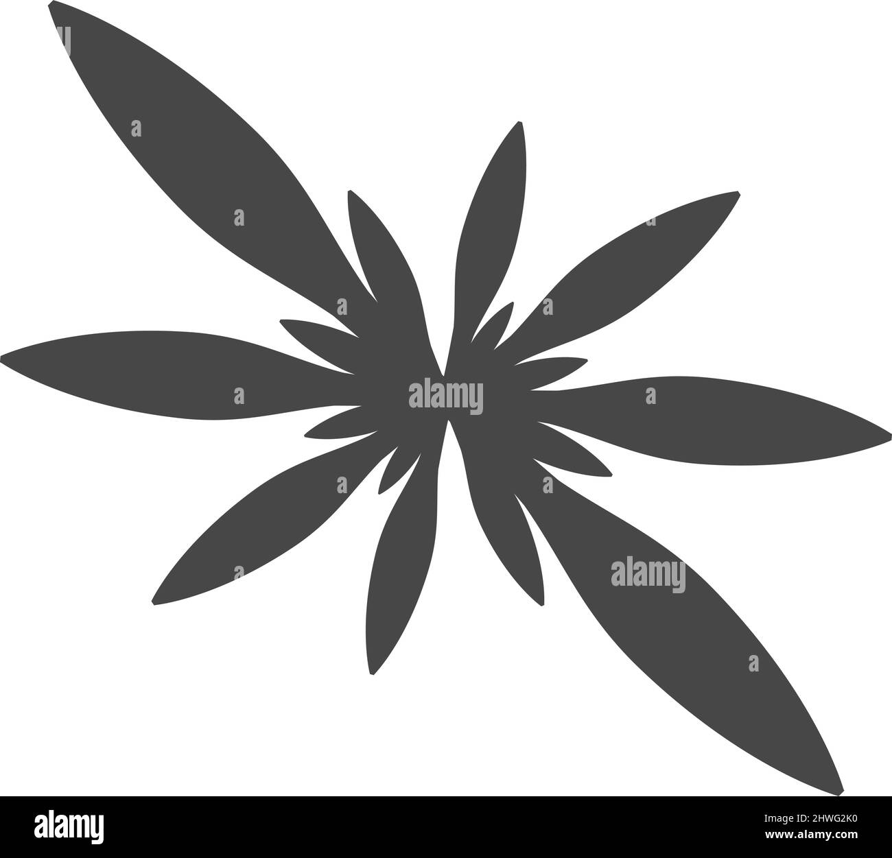 Abstract geometric black and white vector illustration - stock vector ...