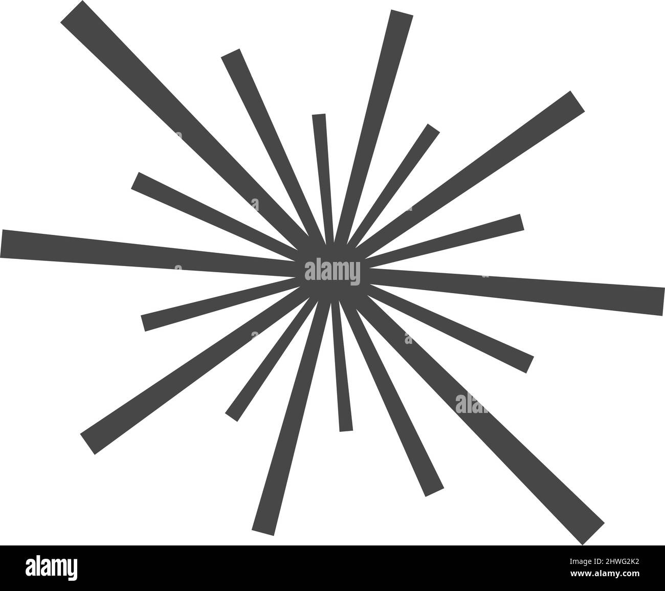 Abstract geometric black and white vector illustration - stock vector ...