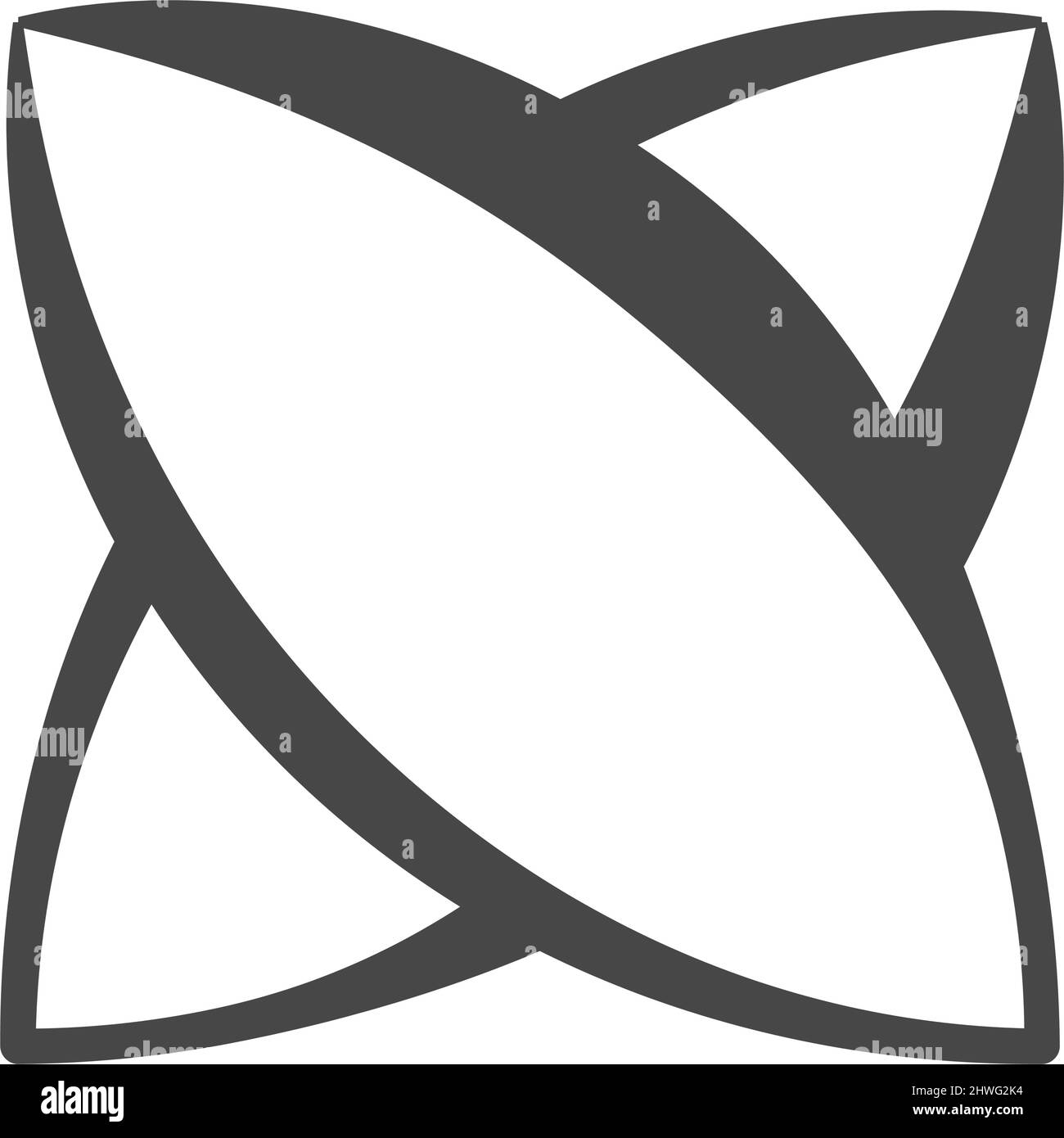 Abstract geometric black and white vector illustration - stock vector ...