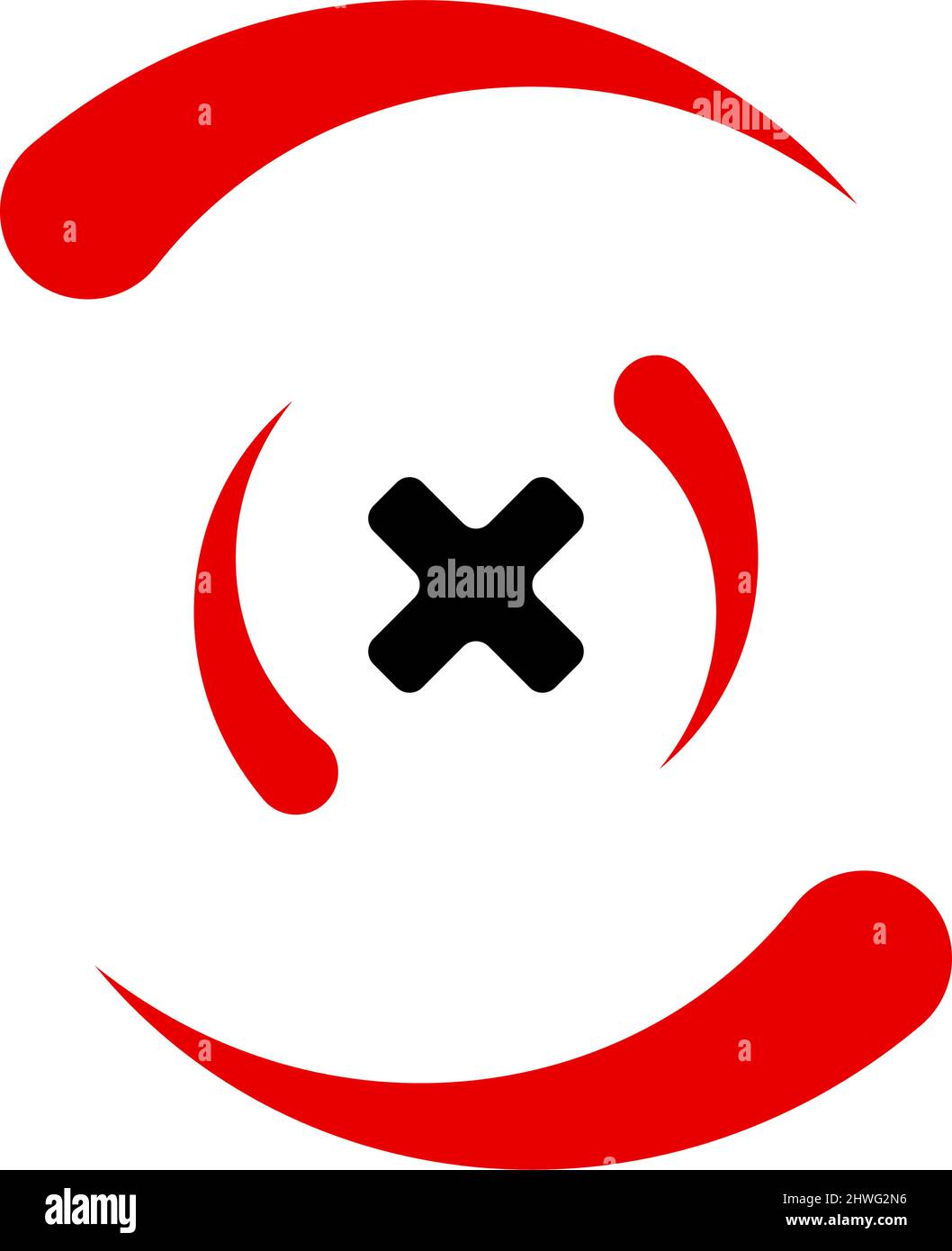 Crosshair reticle viewfinder target graphics Stock Vector Images - Alamy