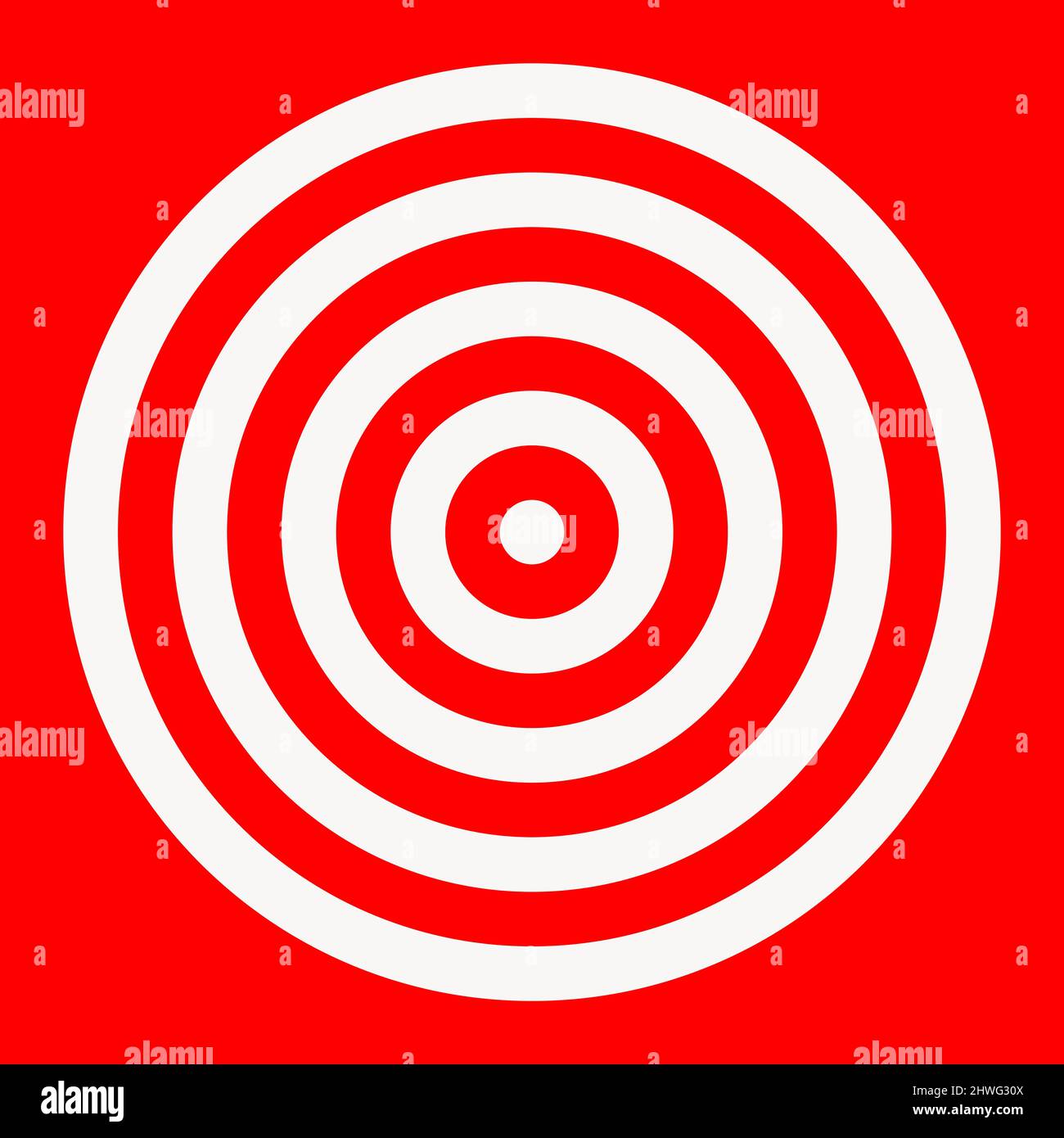 Simple radial, radiating and concentric circles. Target, aim, bullseye ...