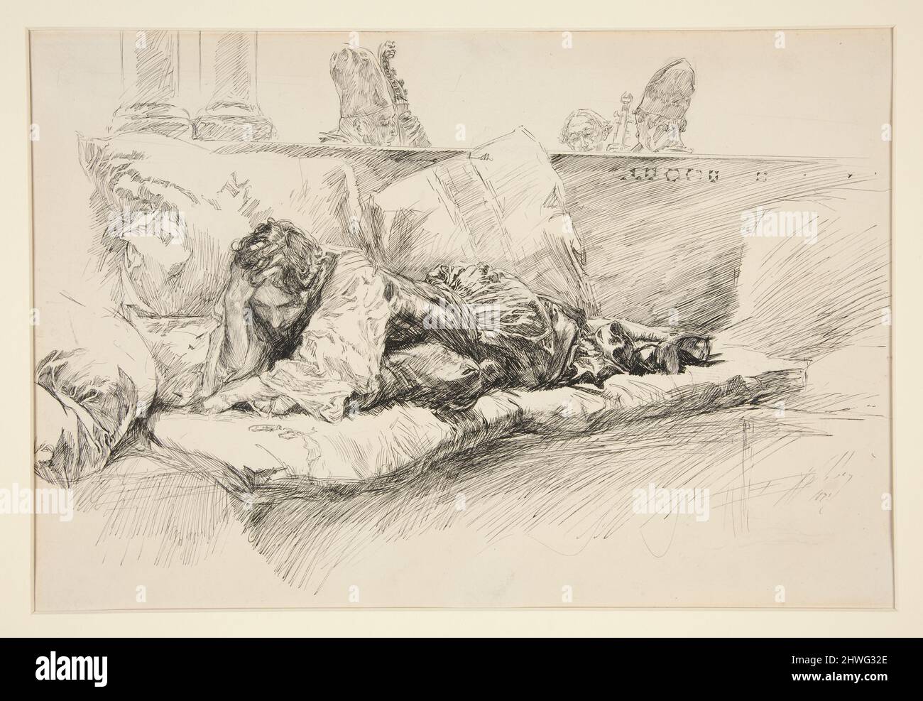 The Duke: “If music be the food of love, play on,” illustration for Act ...