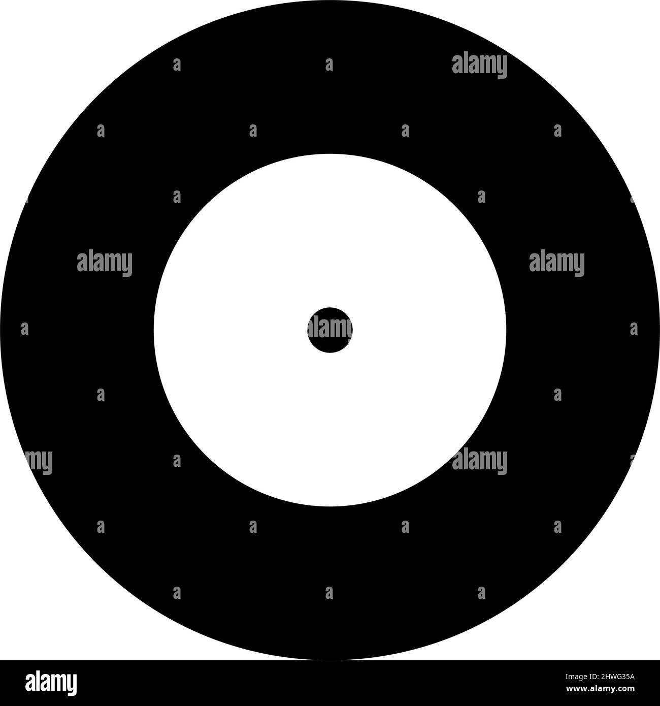 Simple radial, radiating and concentric circles. Target, aim, bullseye ...