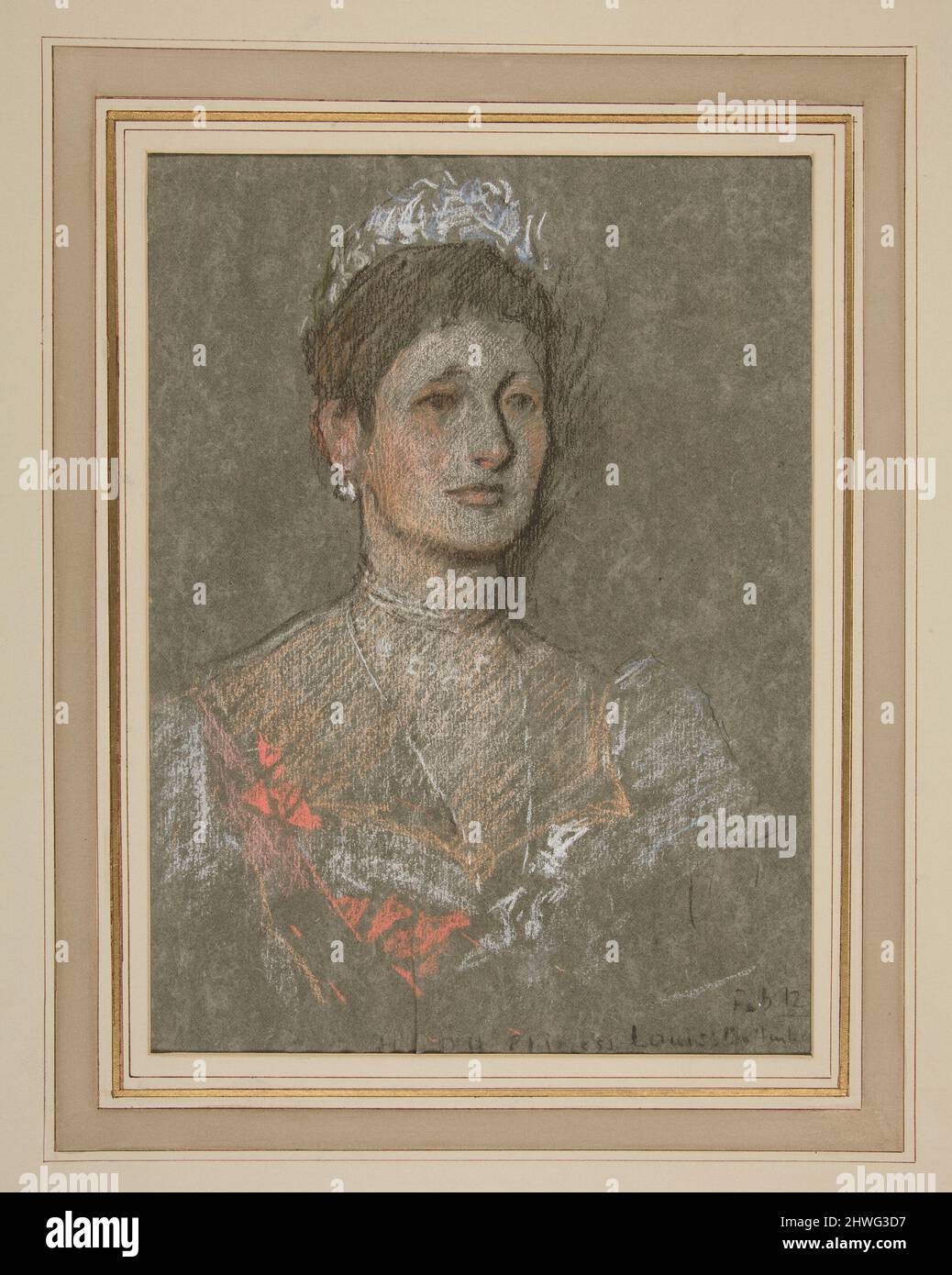 Coronation of Edward VII Portrait: Princess Louise of Battenberg ...