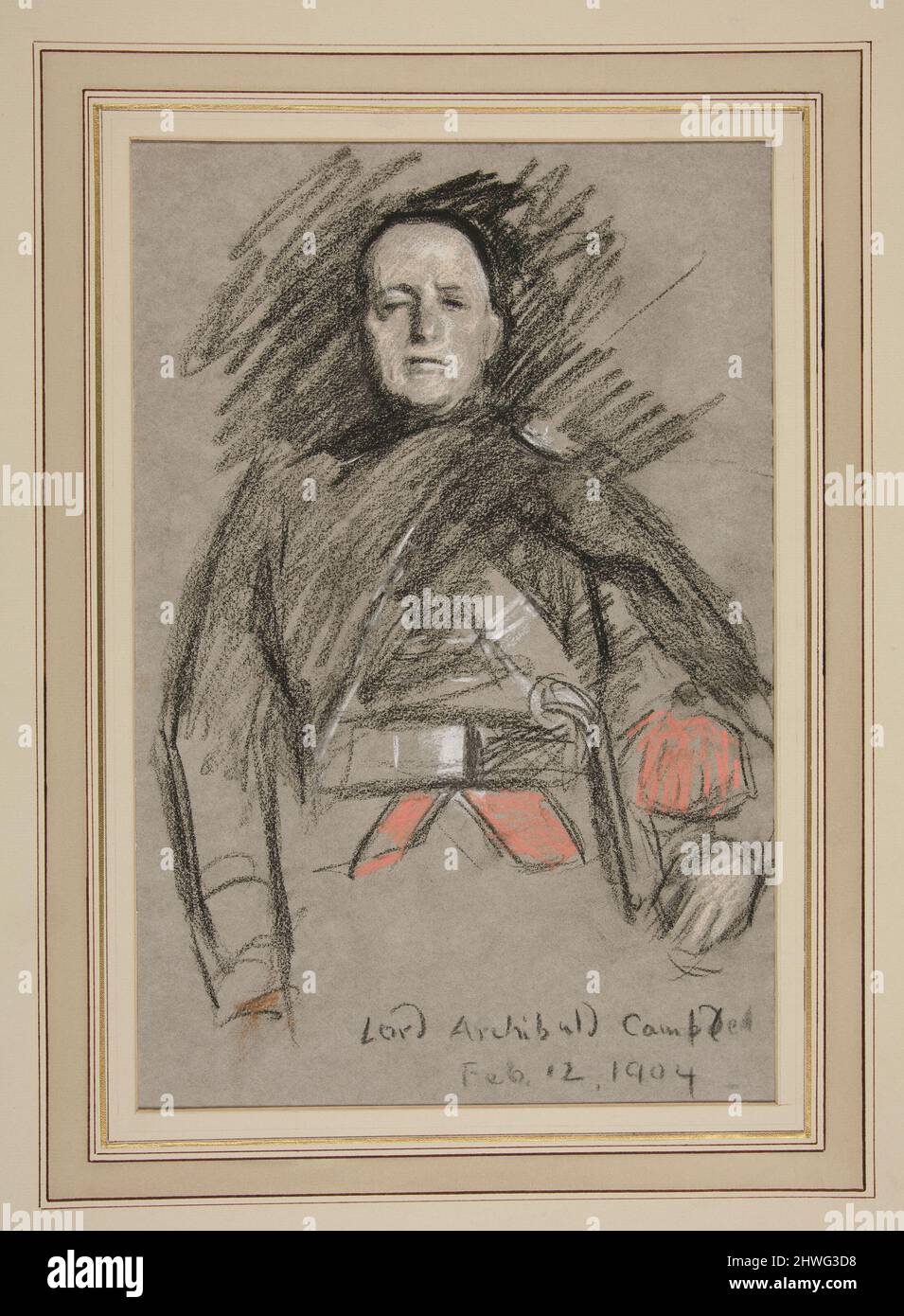 Coronation of Edward VII Portrait: Lord Archibald Campbell. Artist ...