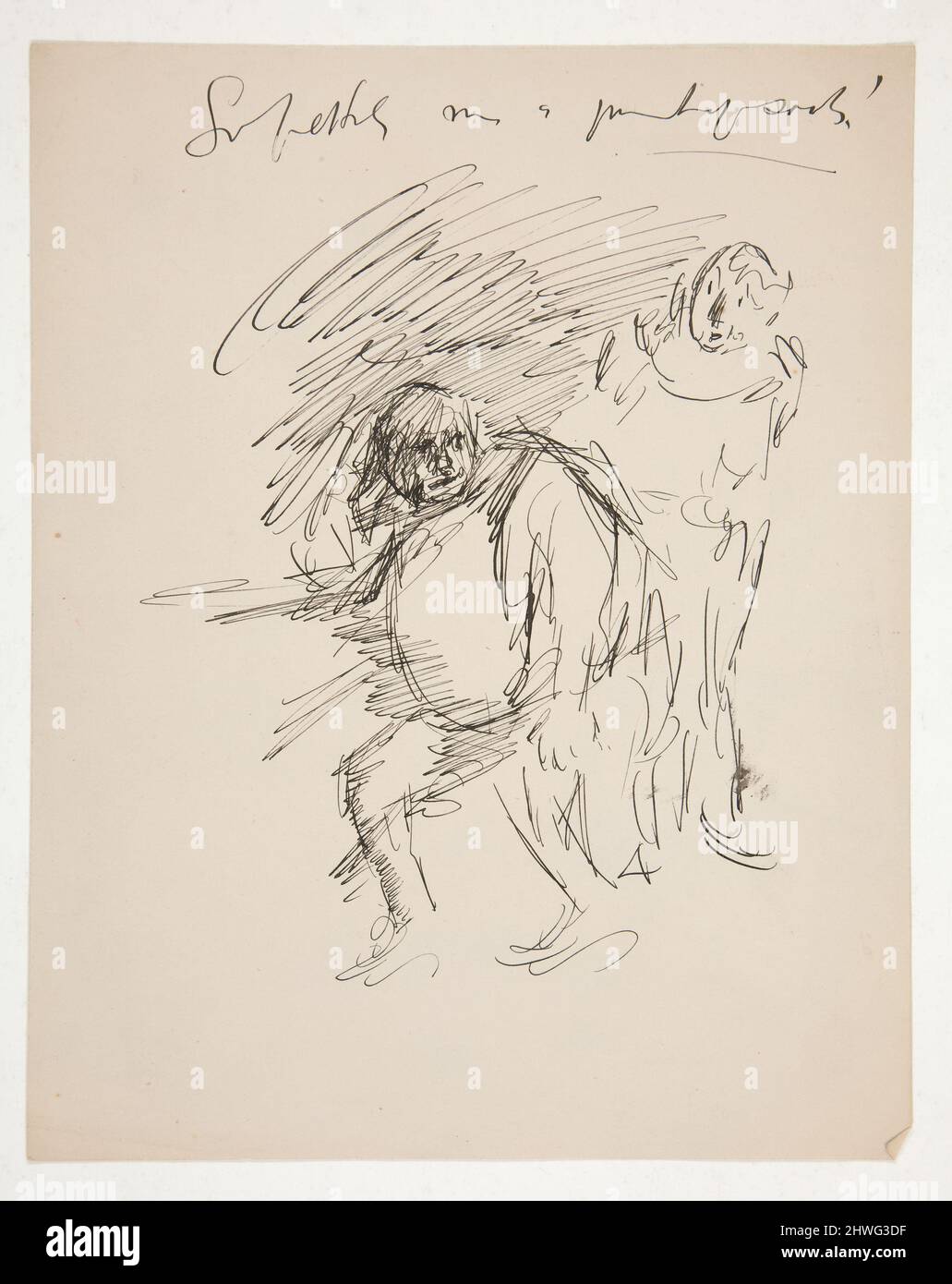 Study for an unidentified Shakespearean play, possibly Falstaff. Artist ...