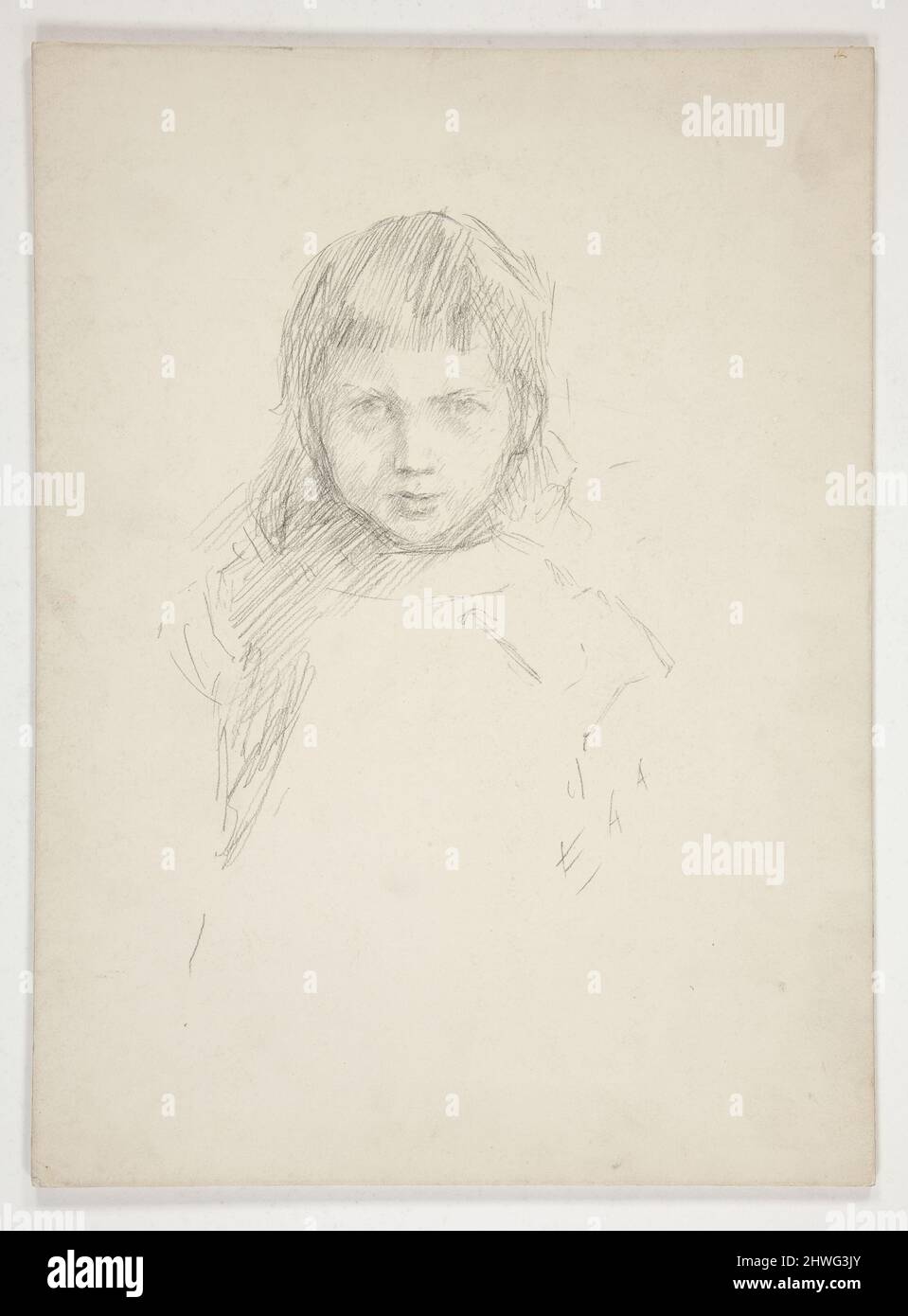 Portrait of a child (unidentified sitter). Artist: Edwin Austin Abbey ...