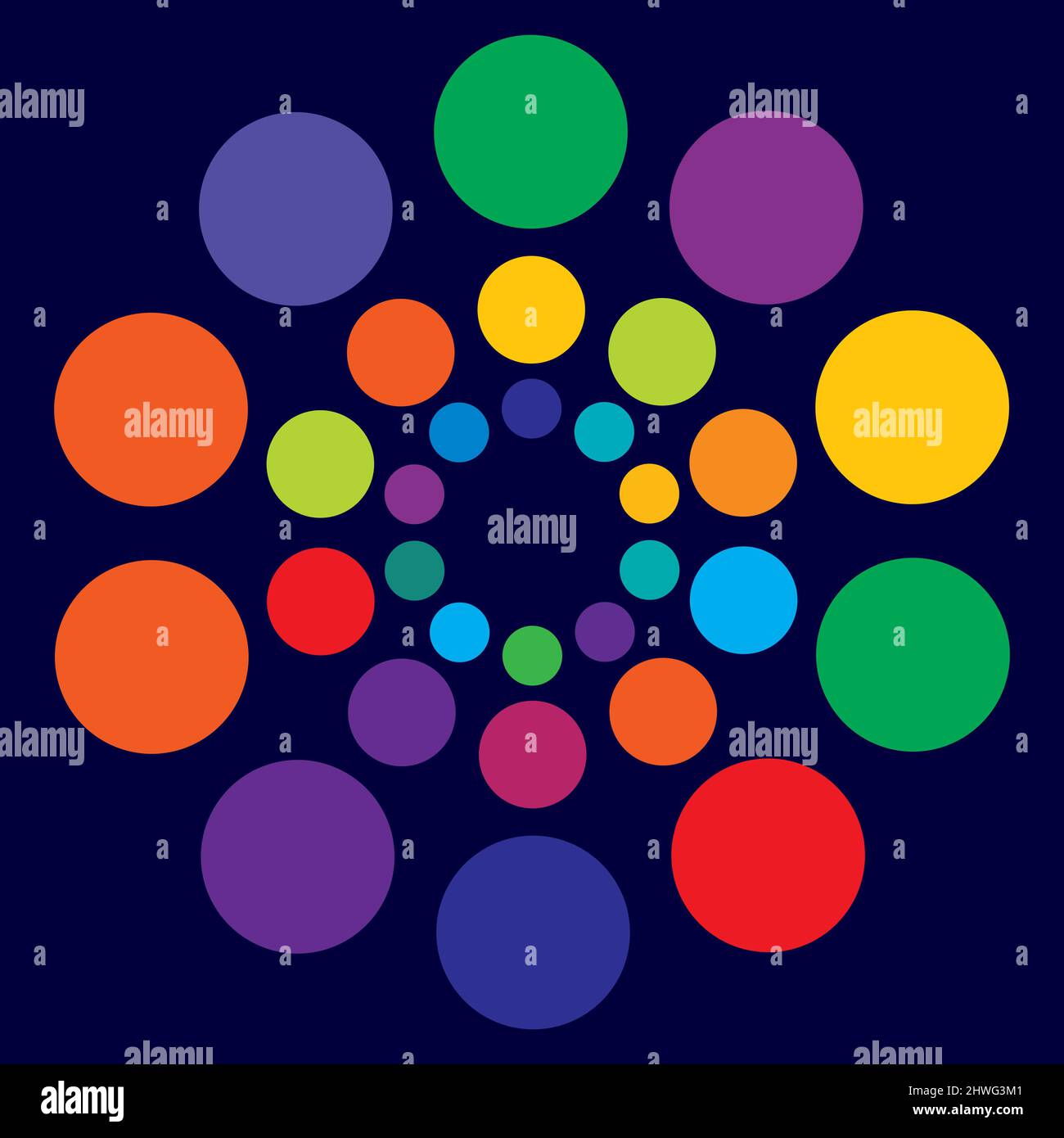 Circles, dots, halftone abstract circular design element vector - stock ...