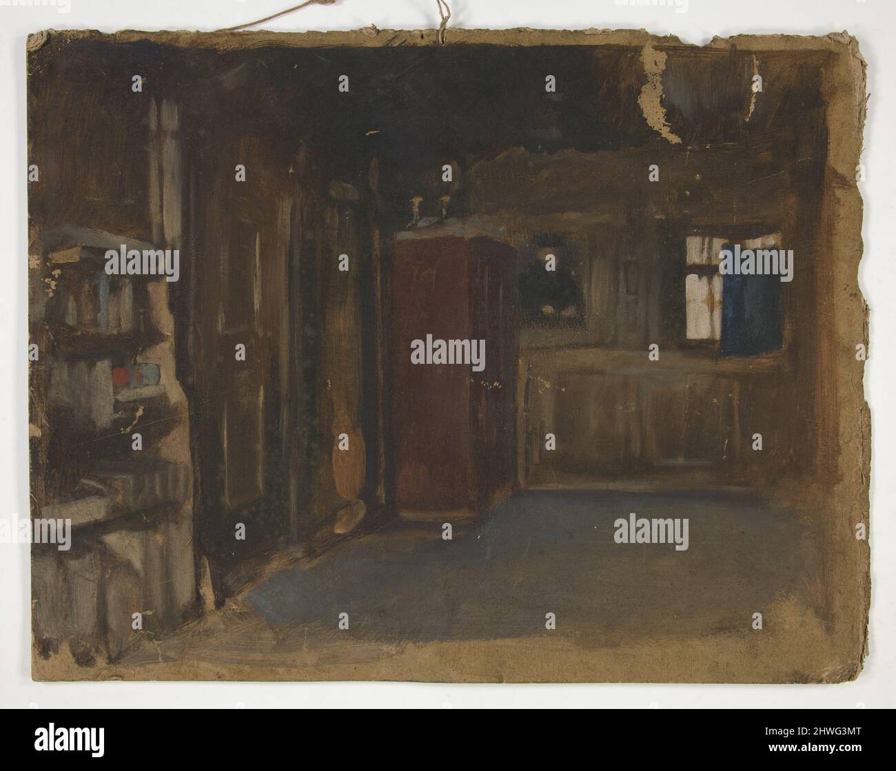 Study of an interior. Artist: Edwin Austin Abbey, American, 1852–1911 ...