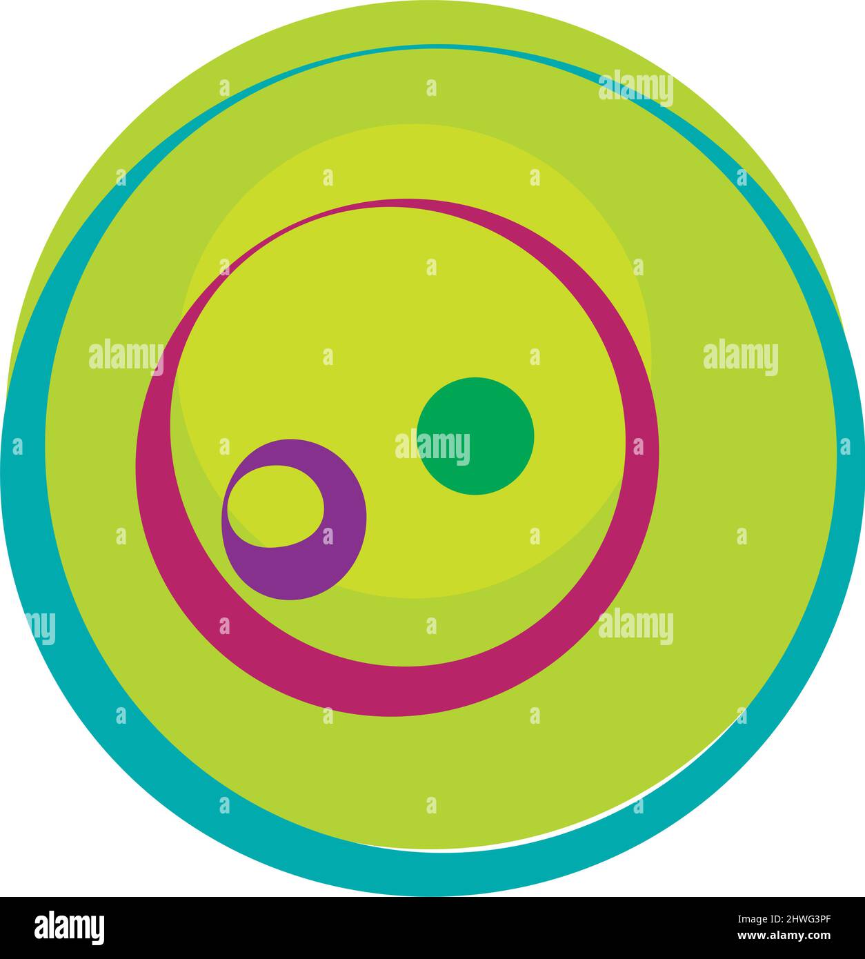 Abstract, artistic random, colorful concentric, radial, radiating ...