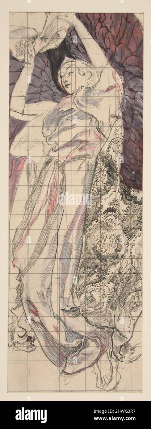 Study for Louis Comfort Tiffany’s center window for “Children’s Window ...