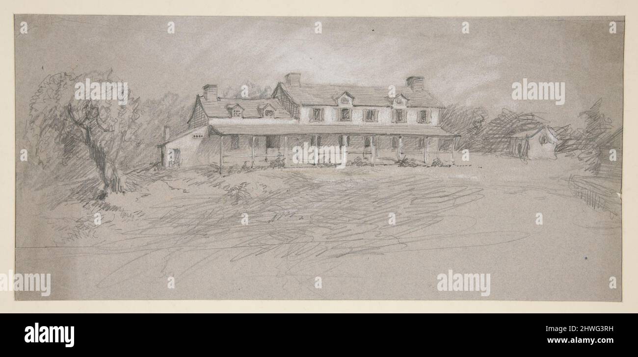 Sketch of a country home. Artist: Edwin Austin Abbey, American, 1852 ...