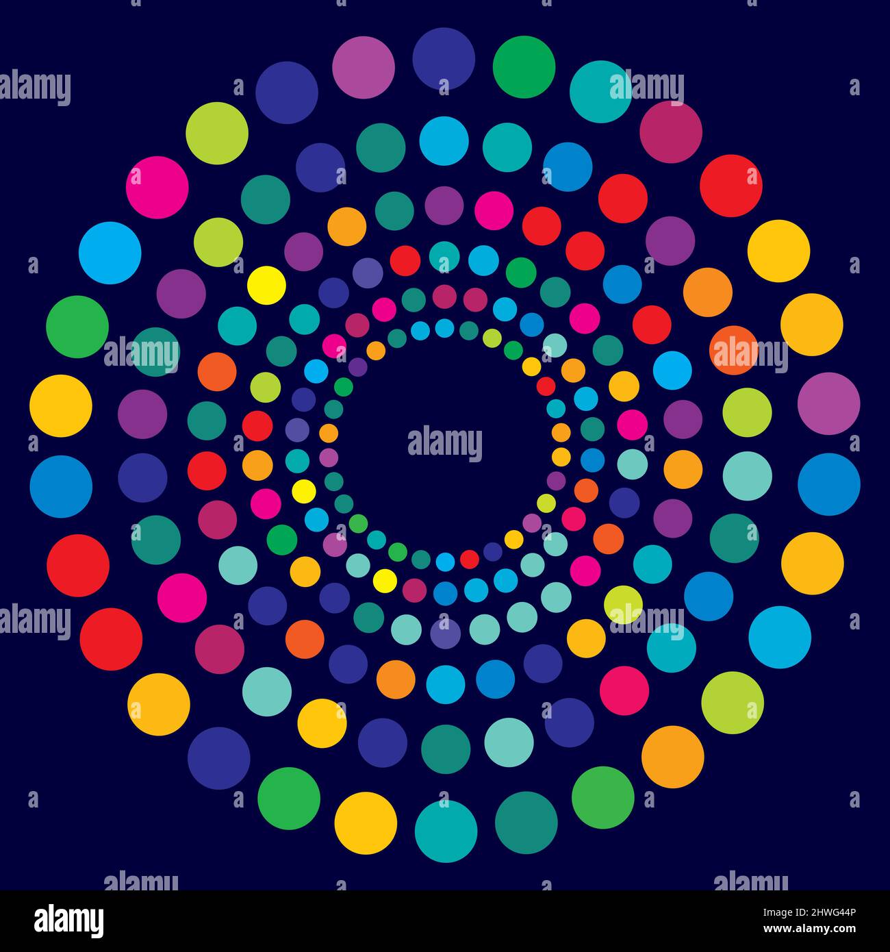 Circles, dots, halftone abstract circular design element vector - stock ...