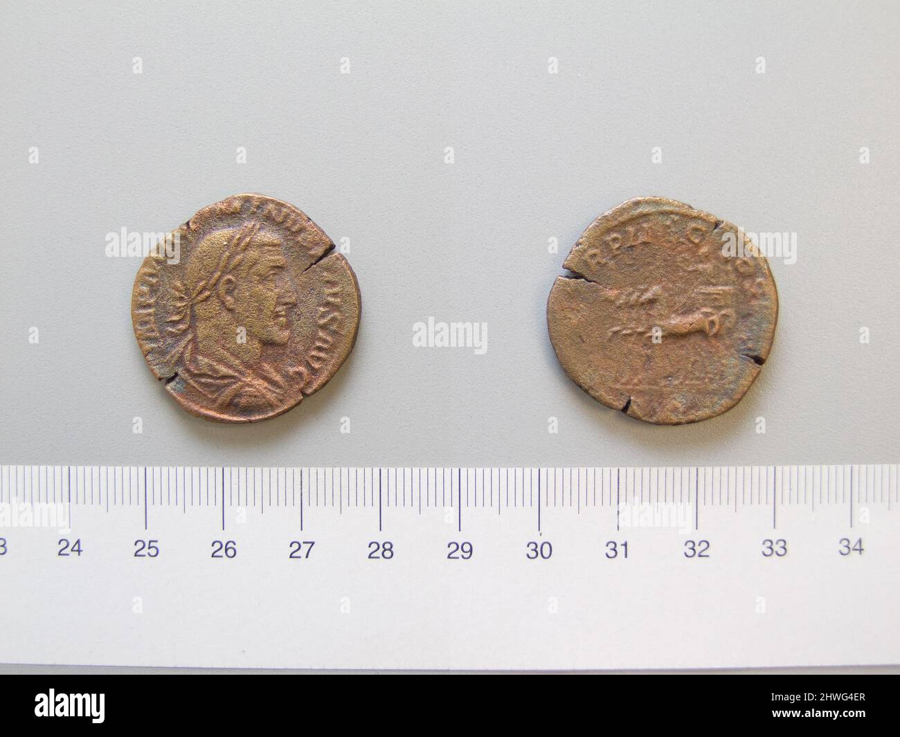 Sestertius of Maximinus I, Emperor of Rome from Rome. Ruler: Maximinus ...