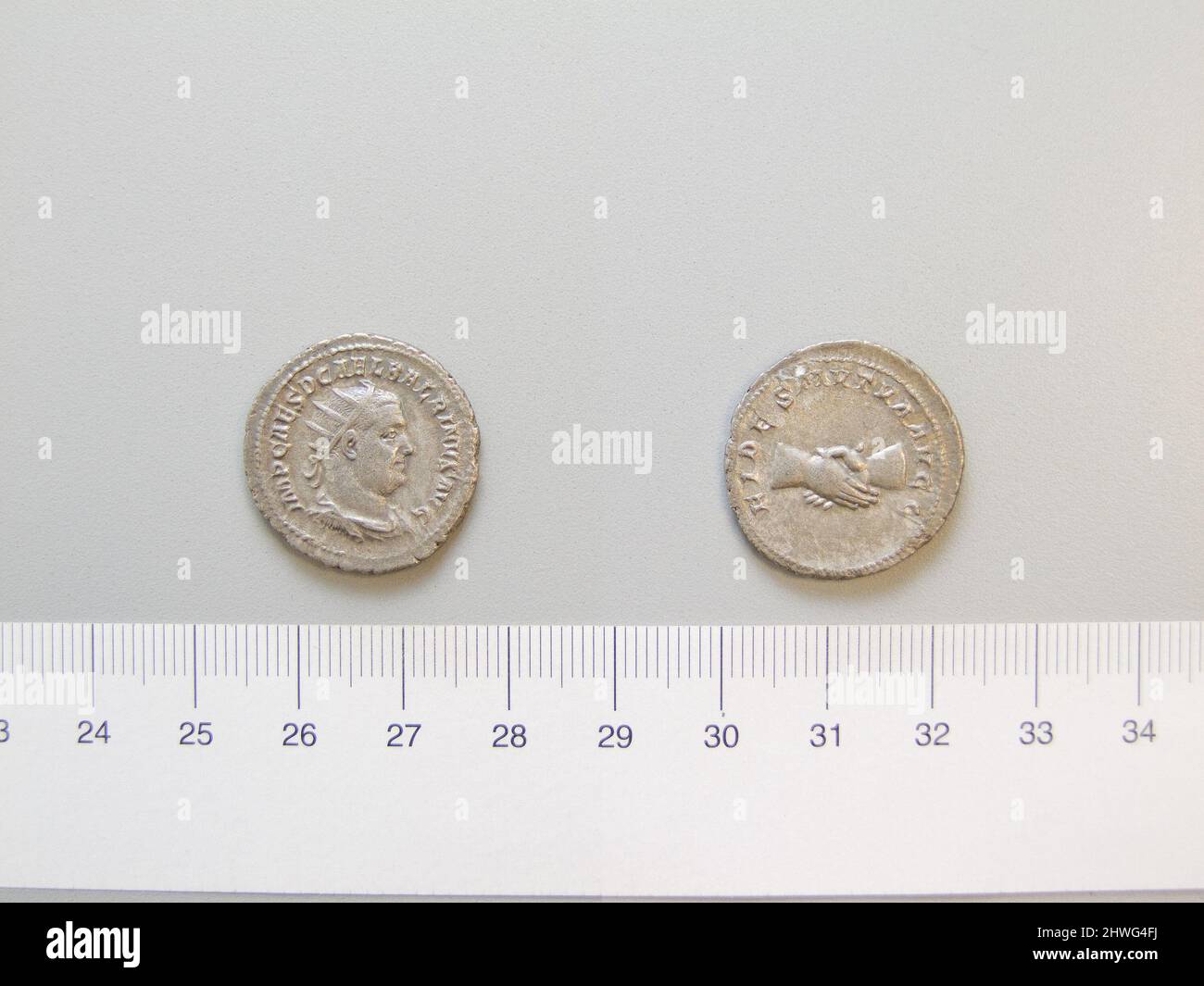 Antoninianus of Balbinus from Rome. Ruler: Balbinus, Emperor of Rome ...