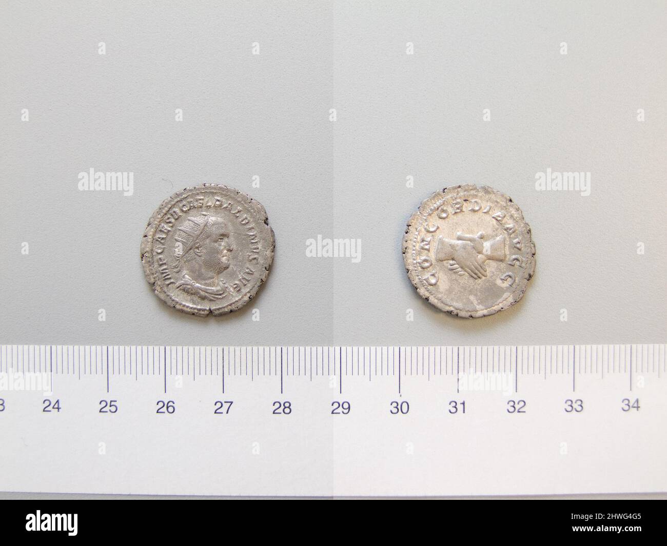 Antoninianus of Balbinus from Rome. Ruler: Balbinus, Emperor of Rome ...