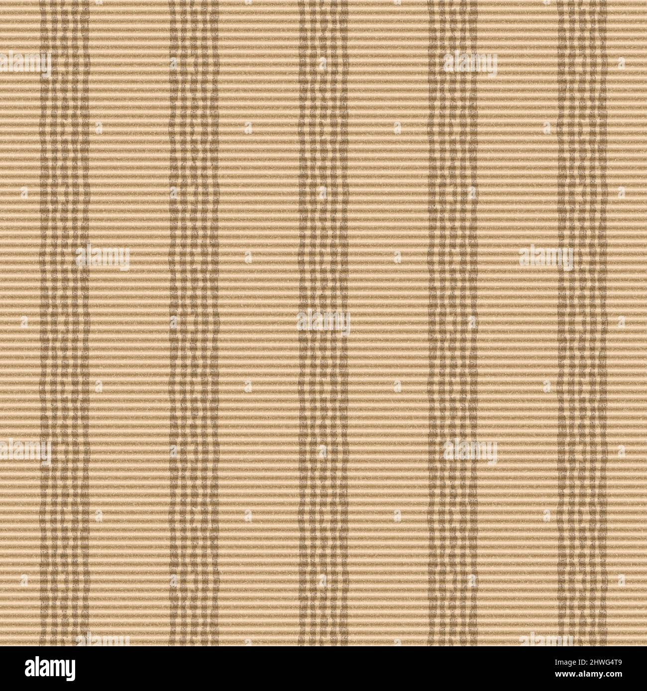 Ecru recycled corrugated pulp card paper texture. Ribbed plain neutral ...