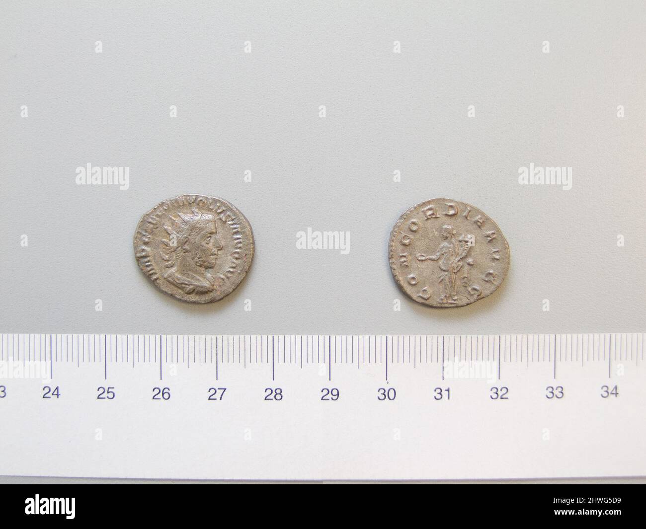 Antoninianus of Volusianus, Emperor of the Roman Empire from Rome ...