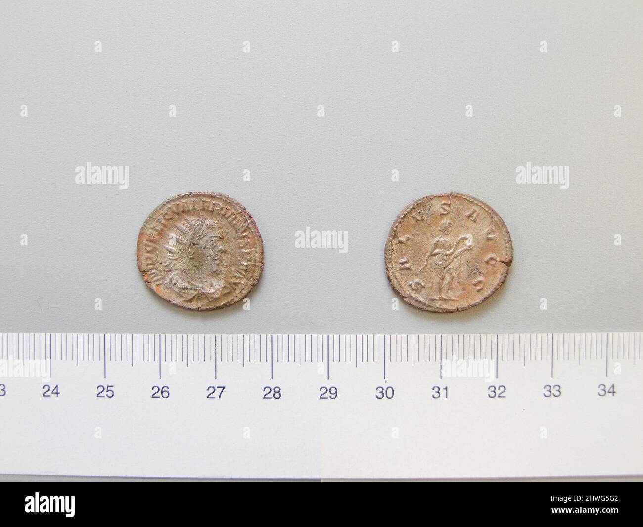 Antoninianus of Valerian, Emperor of Rome from Antioch. Ruler: Valerian ...
