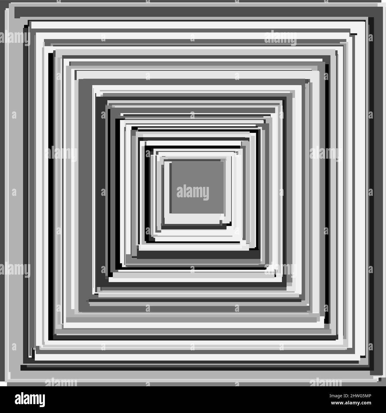 Overlapping random squares abstract grayscale geometric vector ...