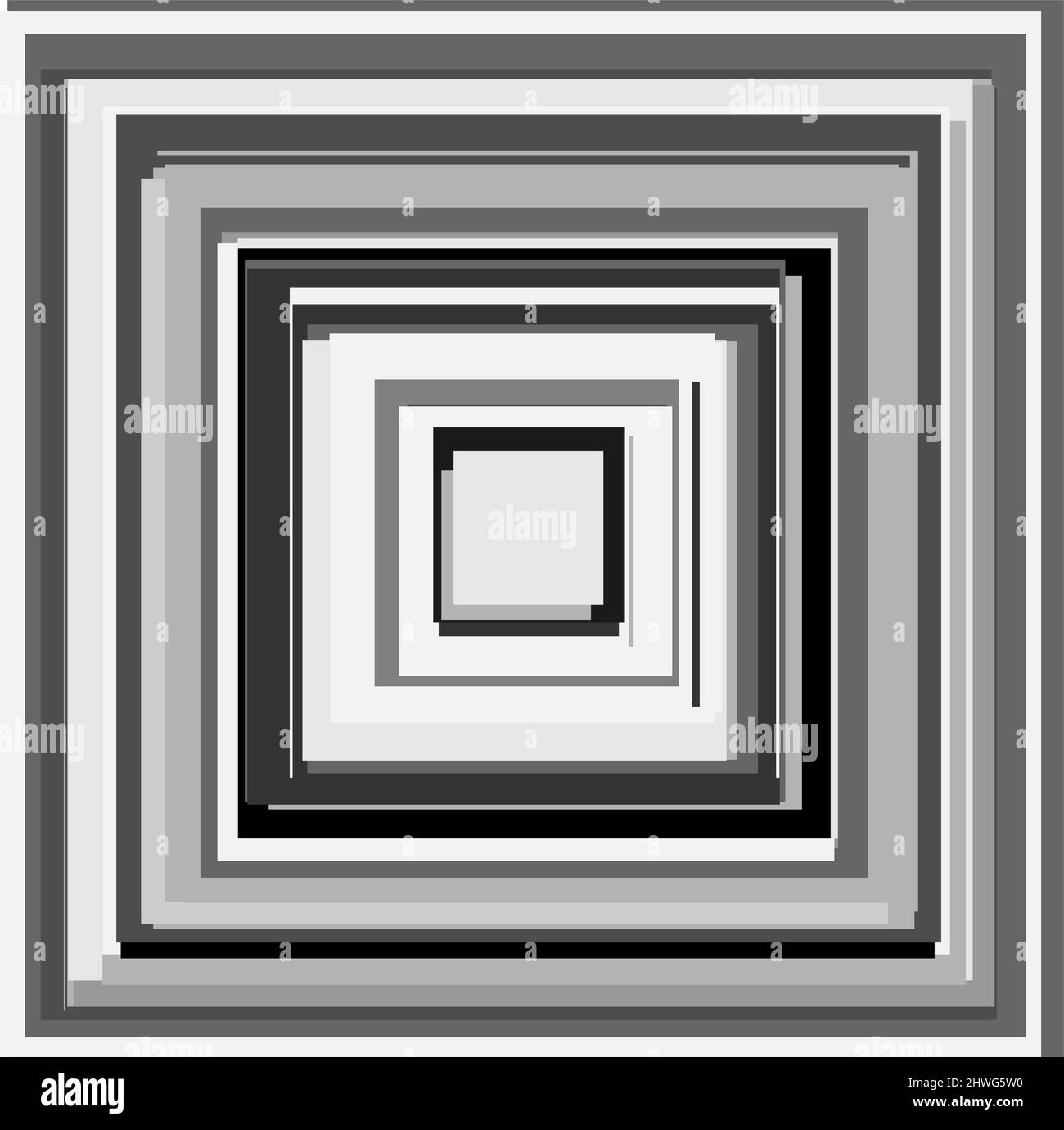Overlapping random squares abstract grayscale geometric vector ...