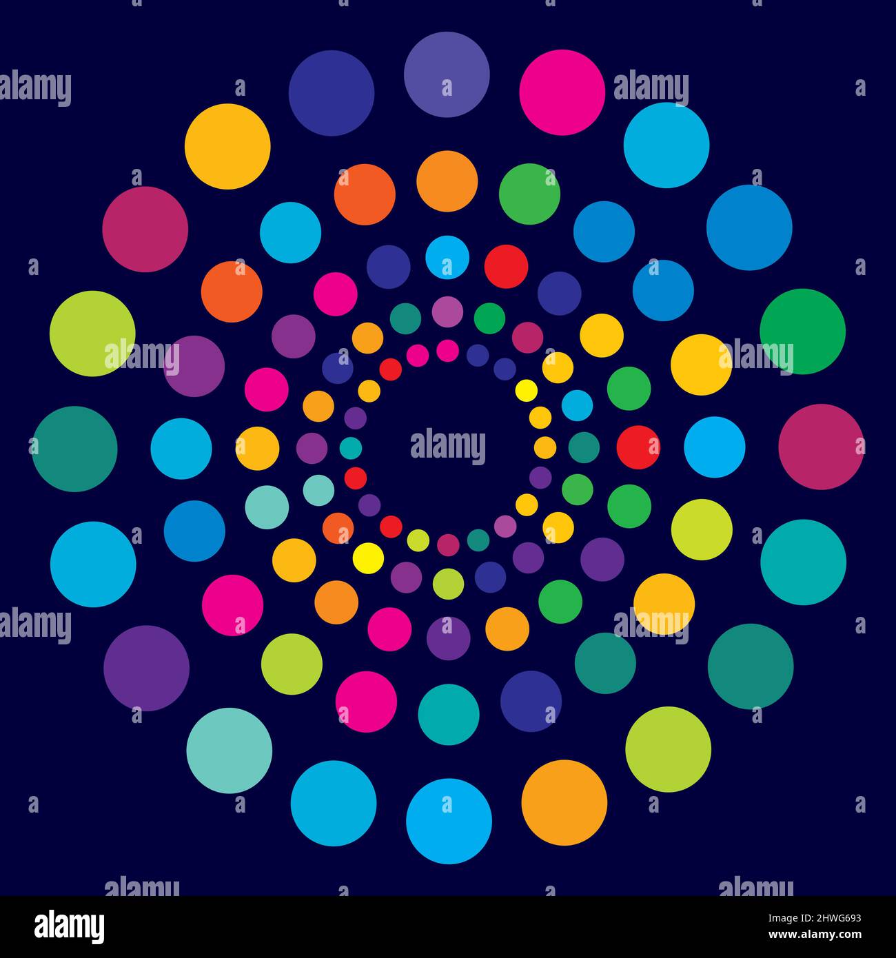 Circles, dots, halftone abstract circular design element vector - stock ...