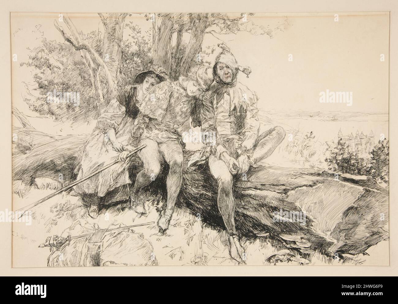 “In the forest of Arden,” illustration for Act II, Scene iv, As You ...