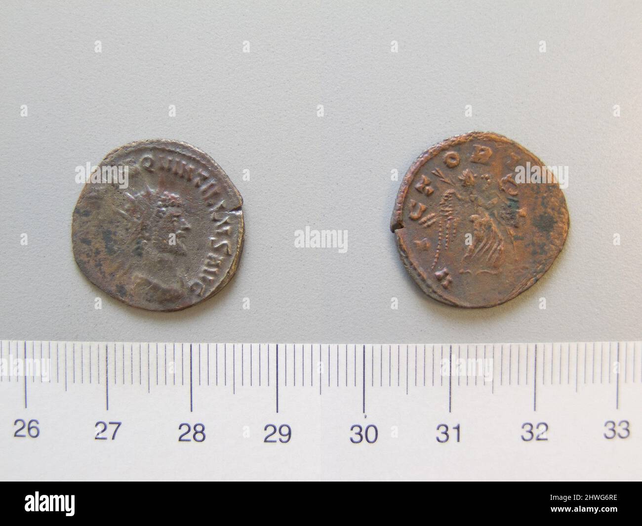 Antoninianus of Quintillus from Rome. Ruler: Quintillus, Emperor of ...