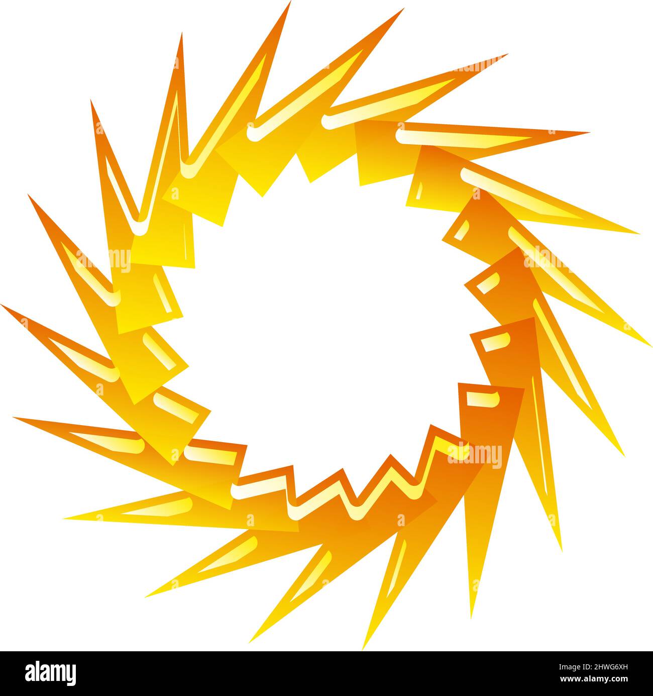 Shiny, glossy abstract radial, circular design element vector - stock ...