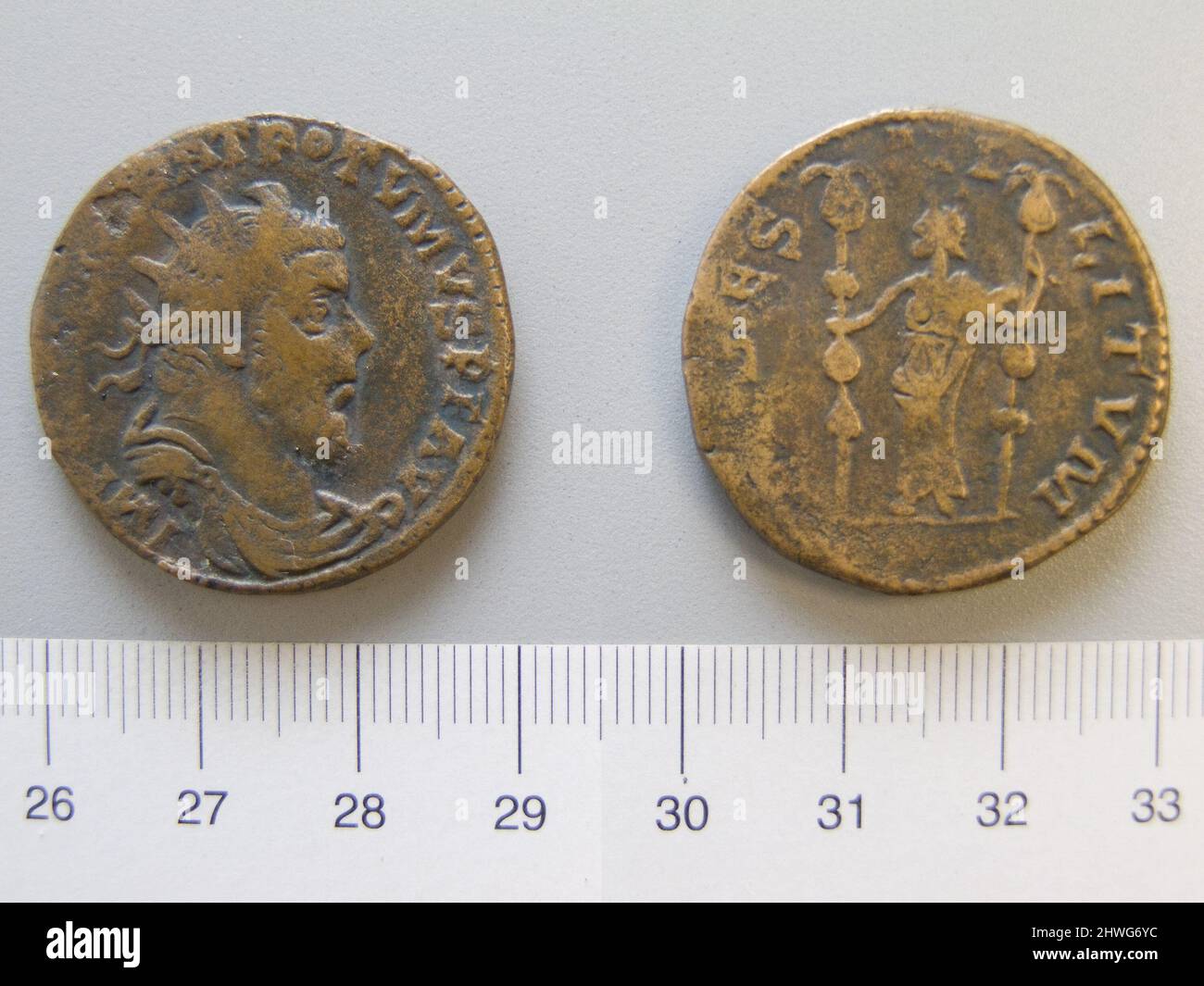 Dupondius of Postumus, Emperor of the Gallic Empire from Lugdunum ...