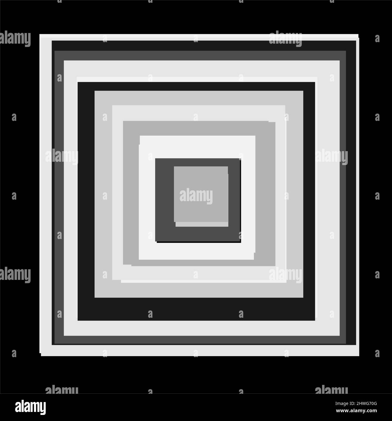 Overlapping random squares abstract grayscale geometric vector ...
