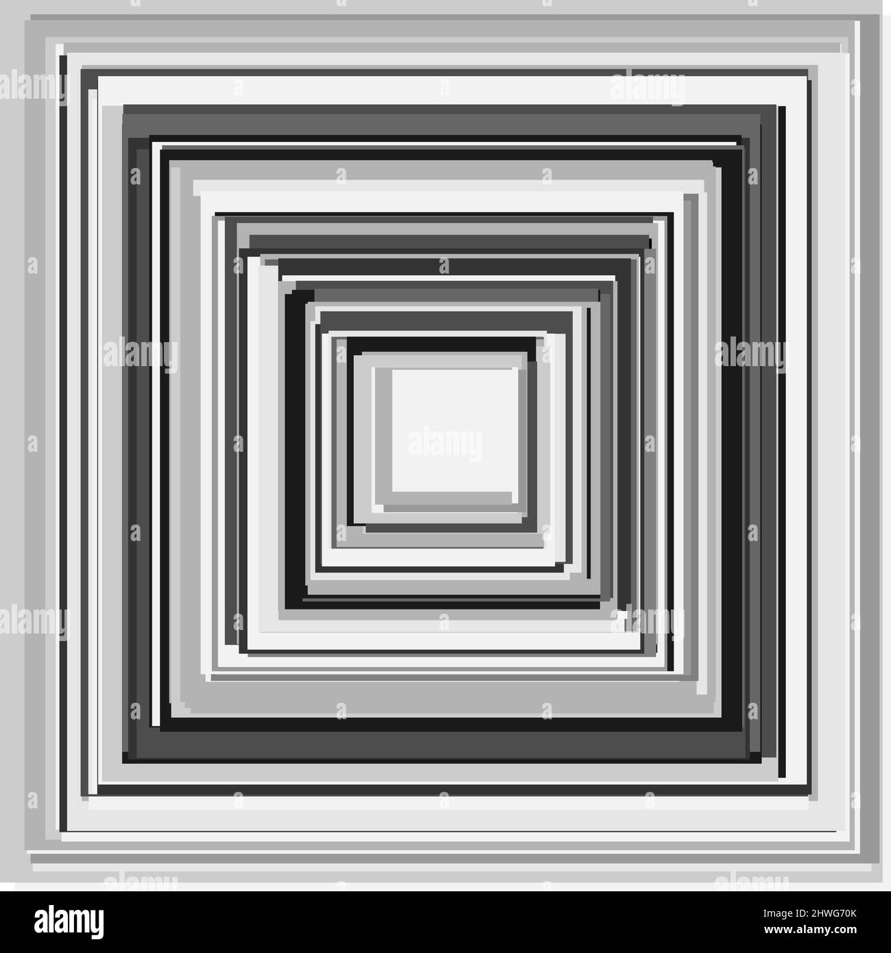Overlapping random squares abstract grayscale geometric vector ...