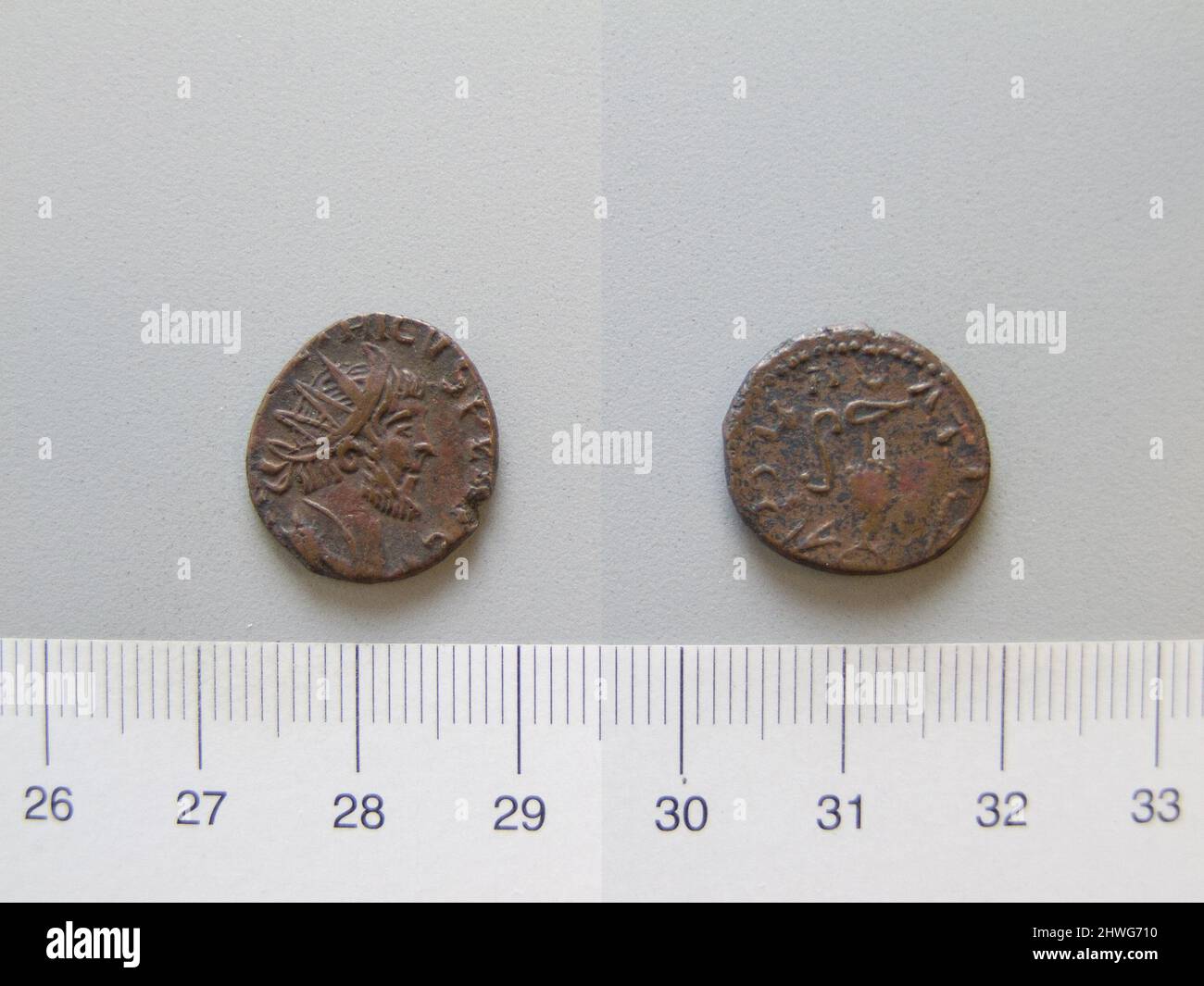 Antoninianus of Tetricus I, Emperor of the Gallic Empire. Ruler ...