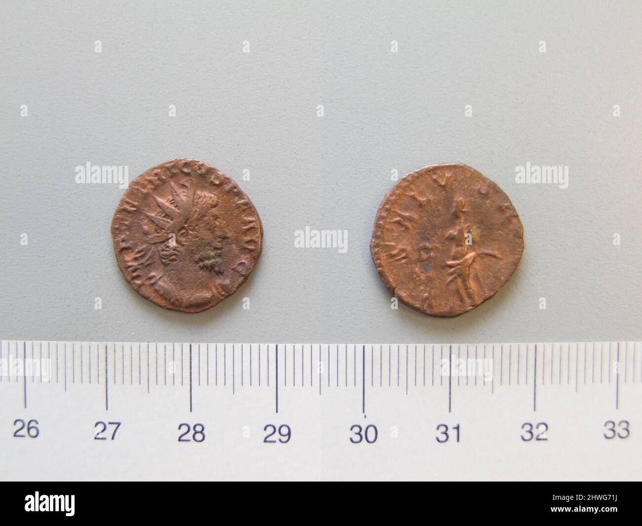 Antoninianus of Tetricus I, Emperor of the Gallic Empire from Unknown ...
