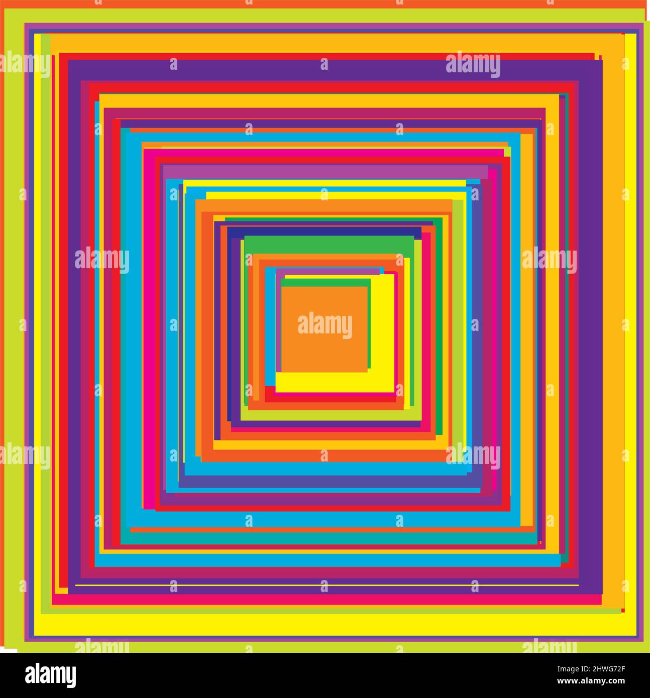 Overlapping random squares abstract colorful geometric vector ...