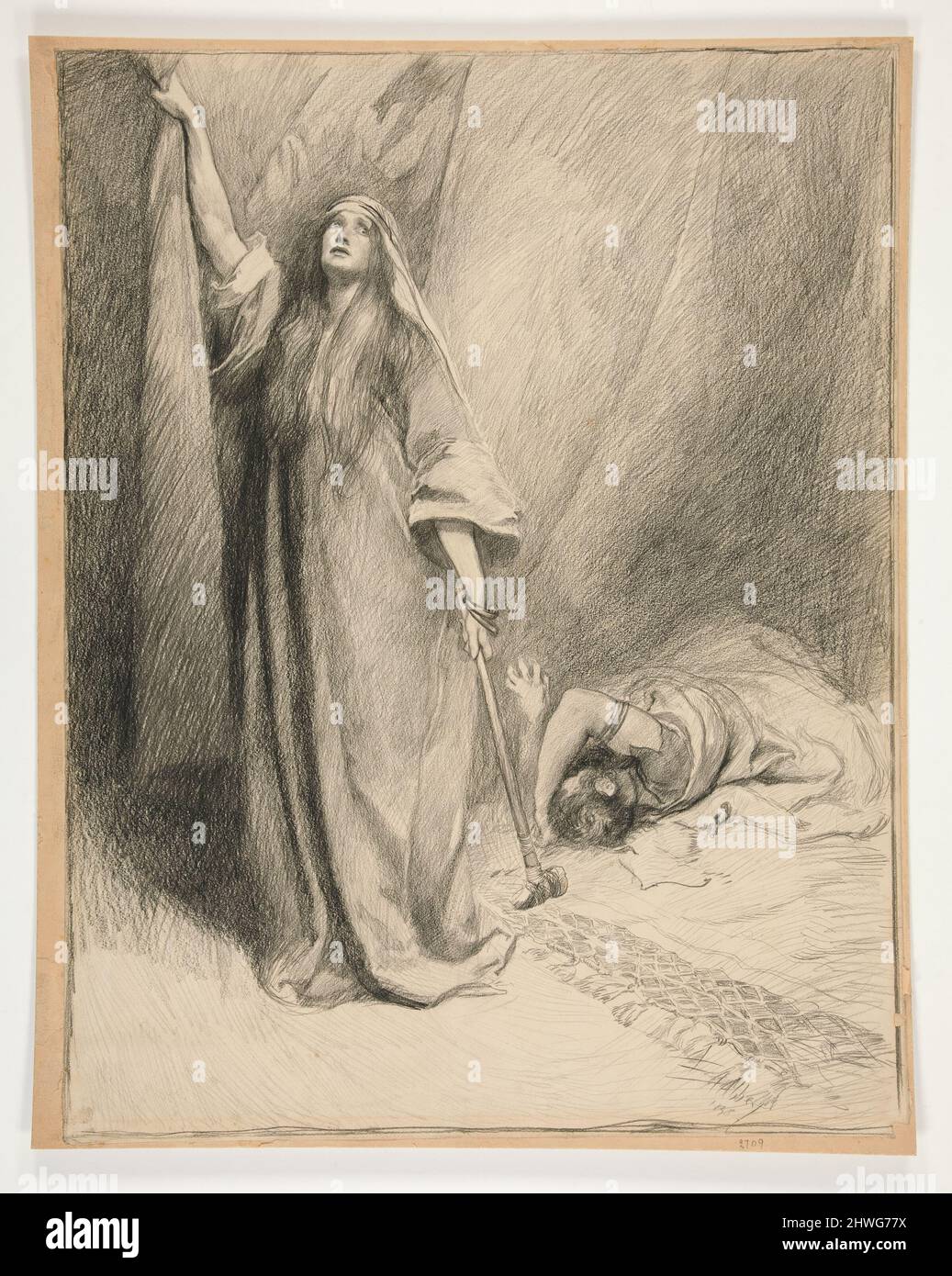 Jael and Sisera. Artist: Edwin Austin Abbey, American, 1852–1911, M.A ...