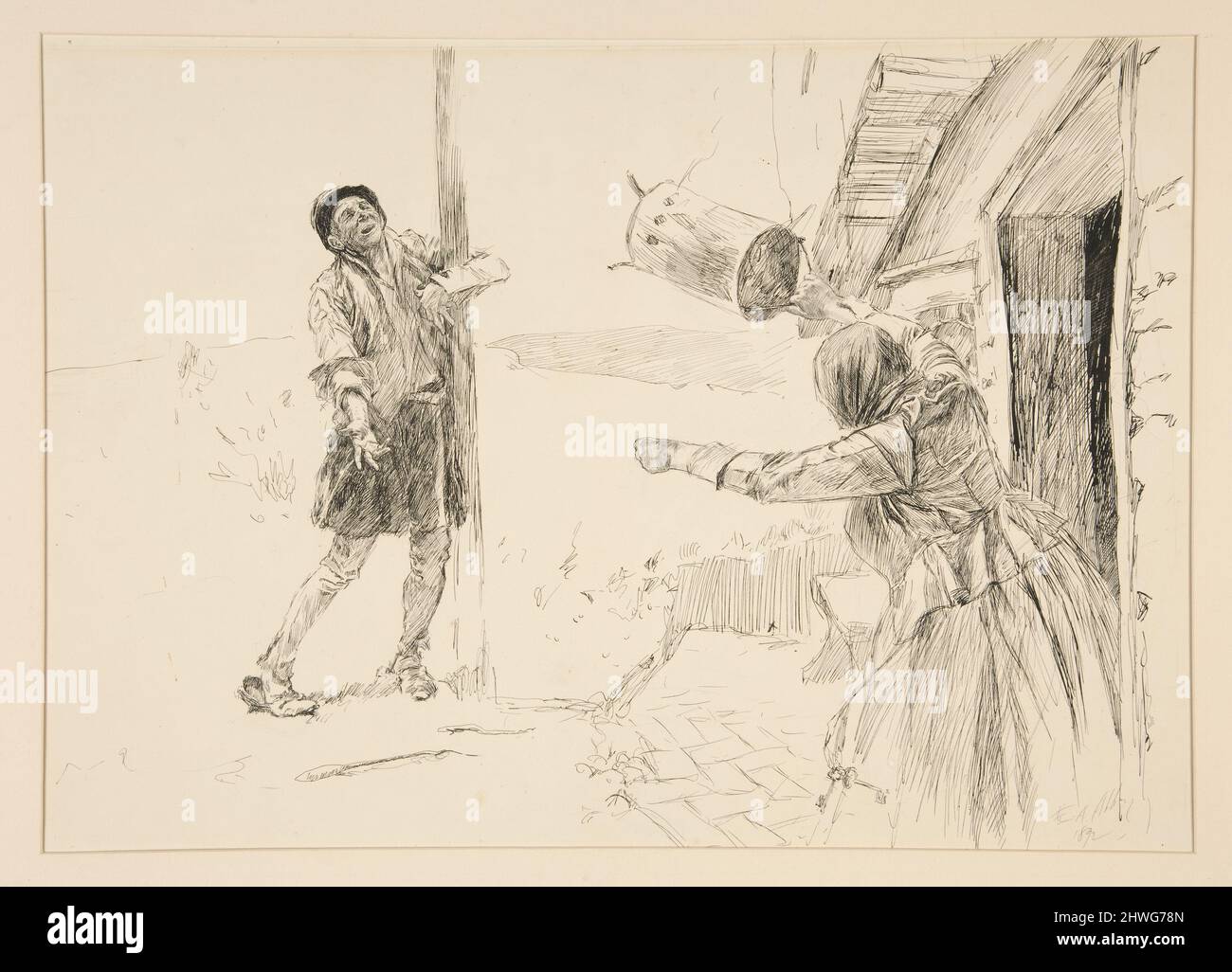 Christopher Sly, illustration for Introduction, Scene ii, Taming of the ...